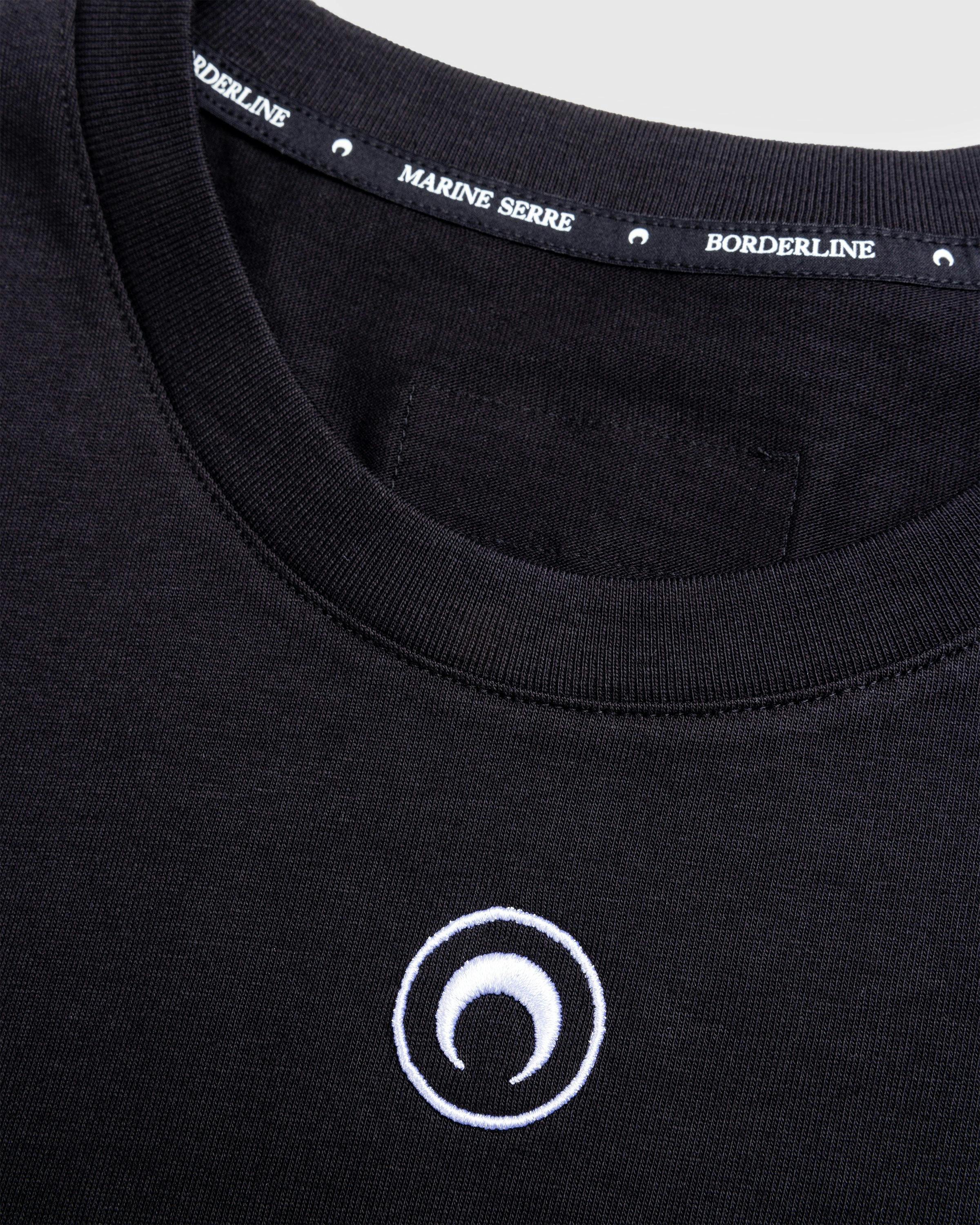 Marine Serre – Organic Cotton Jersey Plain T-Shirt Black | Highsnobiety ...