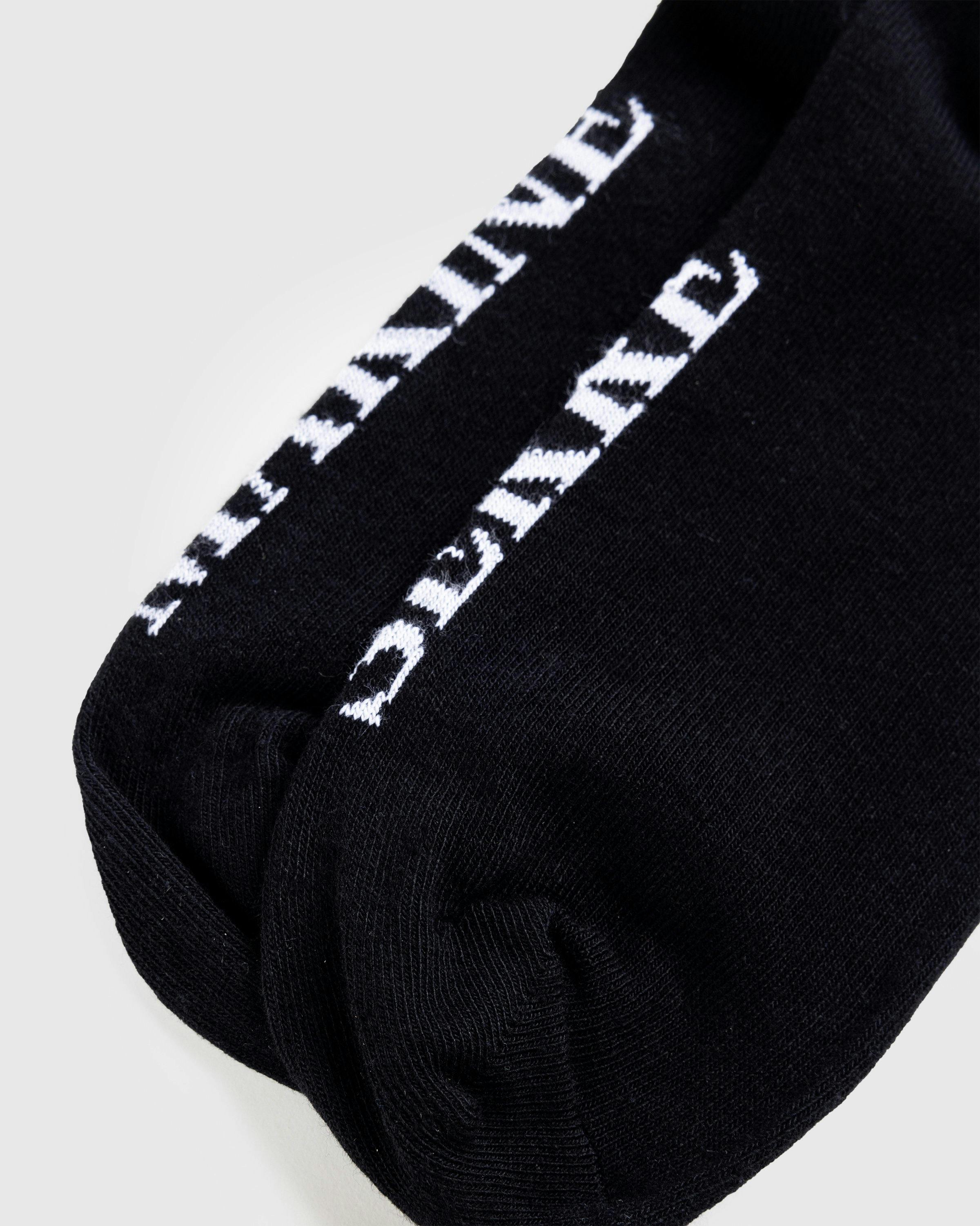 Marine Serre – Organic Cotton Rib Ankle Socks Black | Highsnobiety Shop