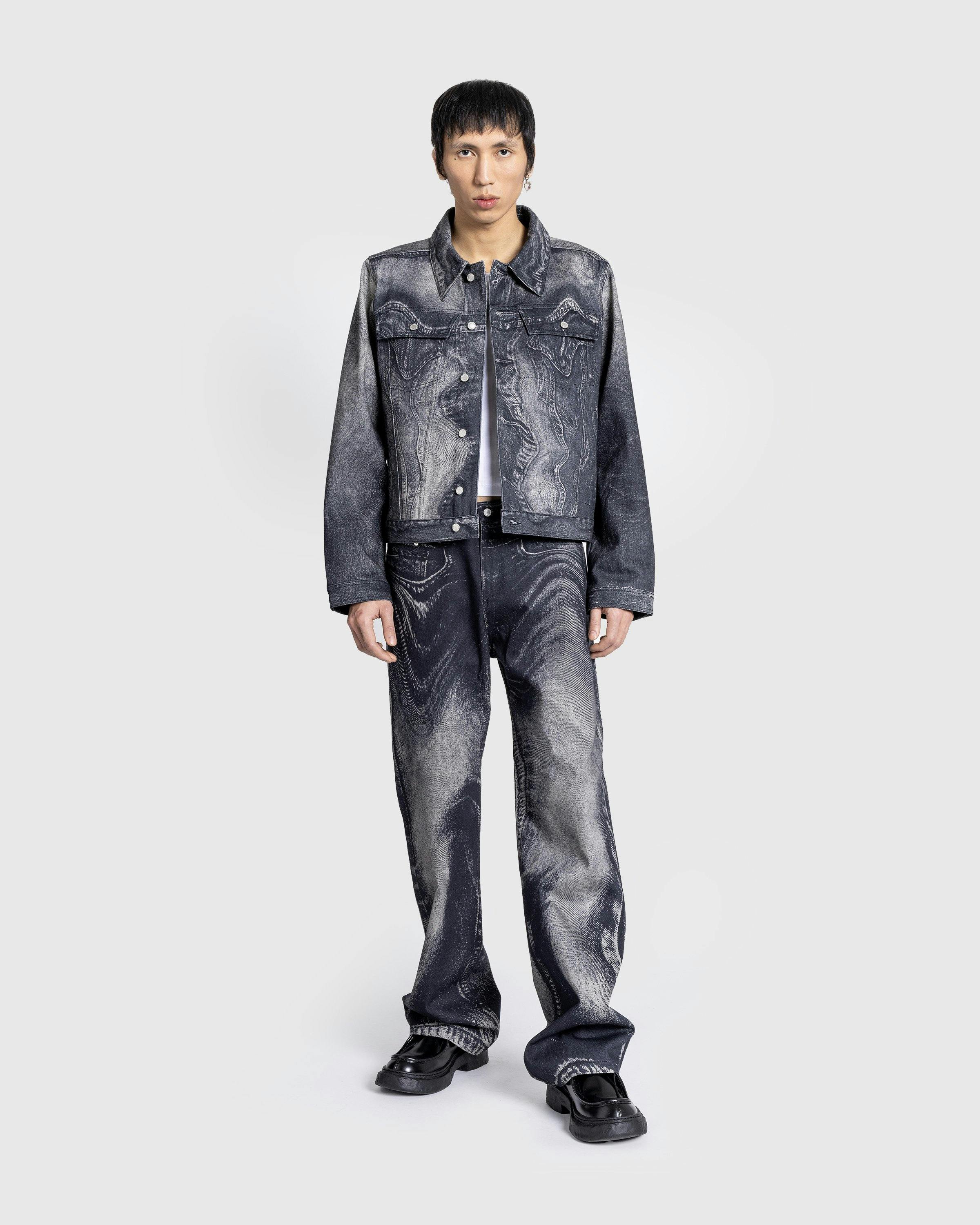 CAMPERLAB – Wavy Denim Jacket Black/Gray | Highsnobiety Shop