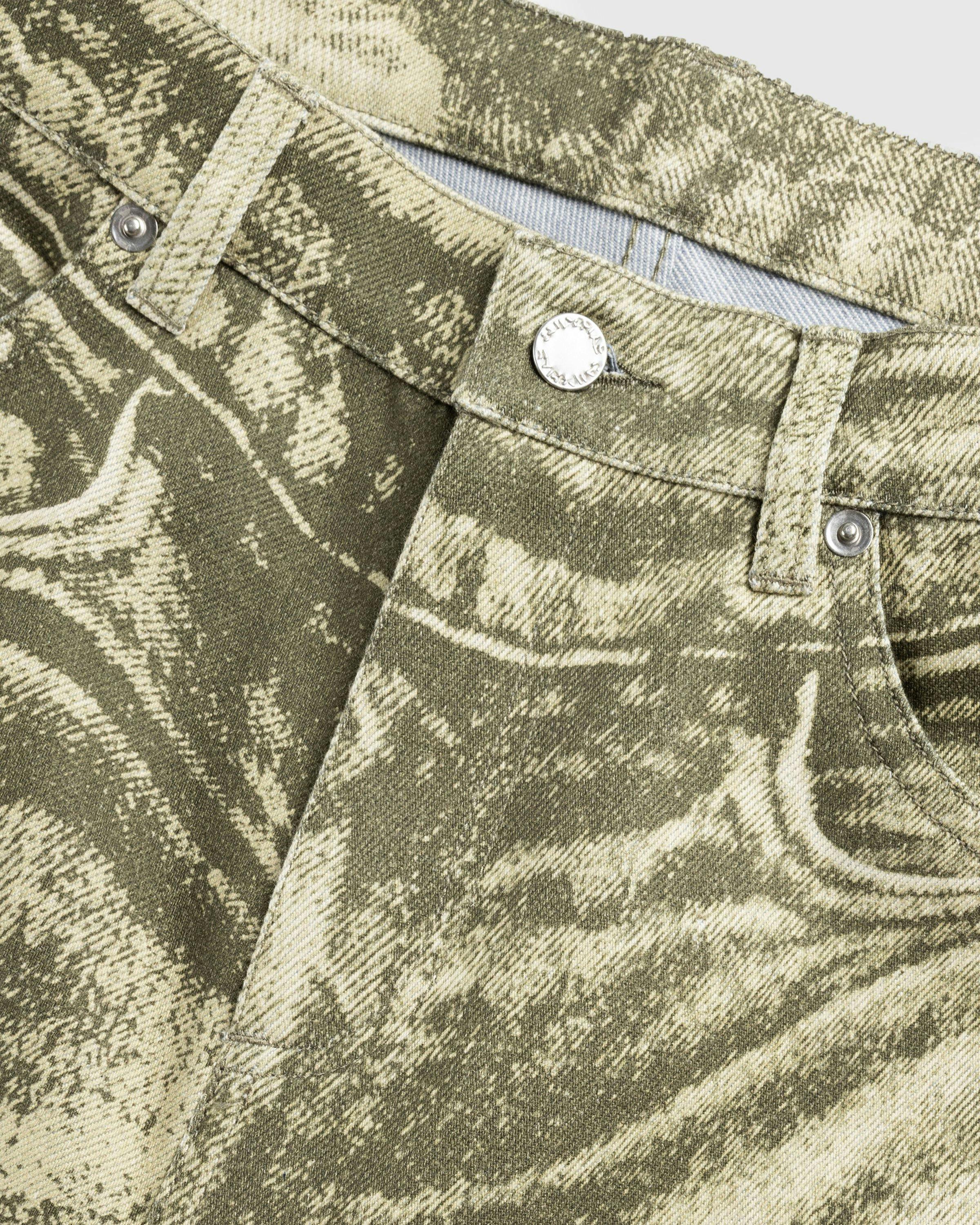 CAMPERLAB – Wavy Denim Shorts Green/Multi | Highsnobiety Shop