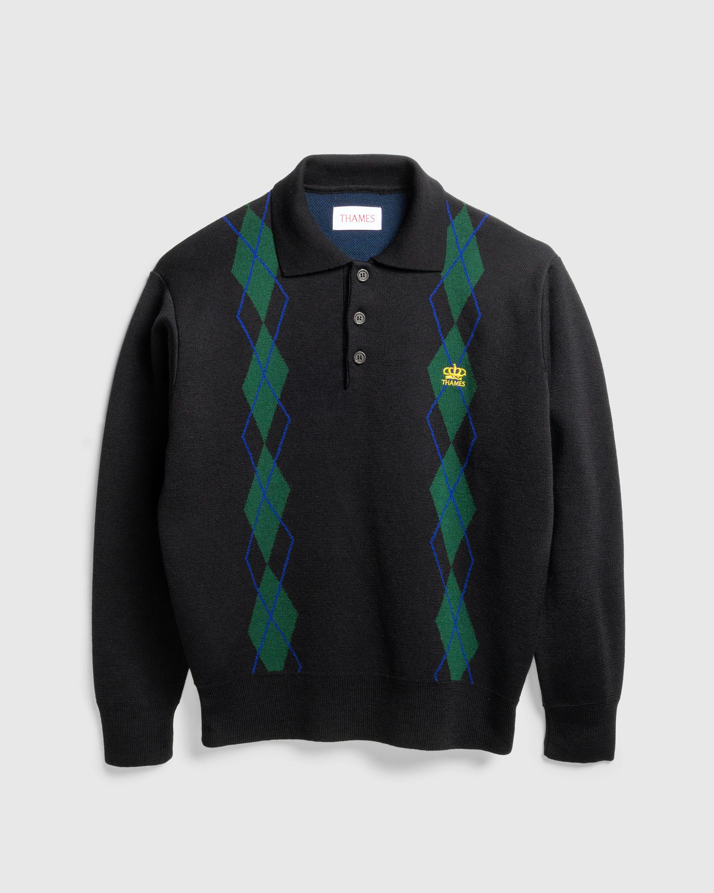 THAMES MMXX. – Ana Nuva Polo Black | Highsnobiety Shop