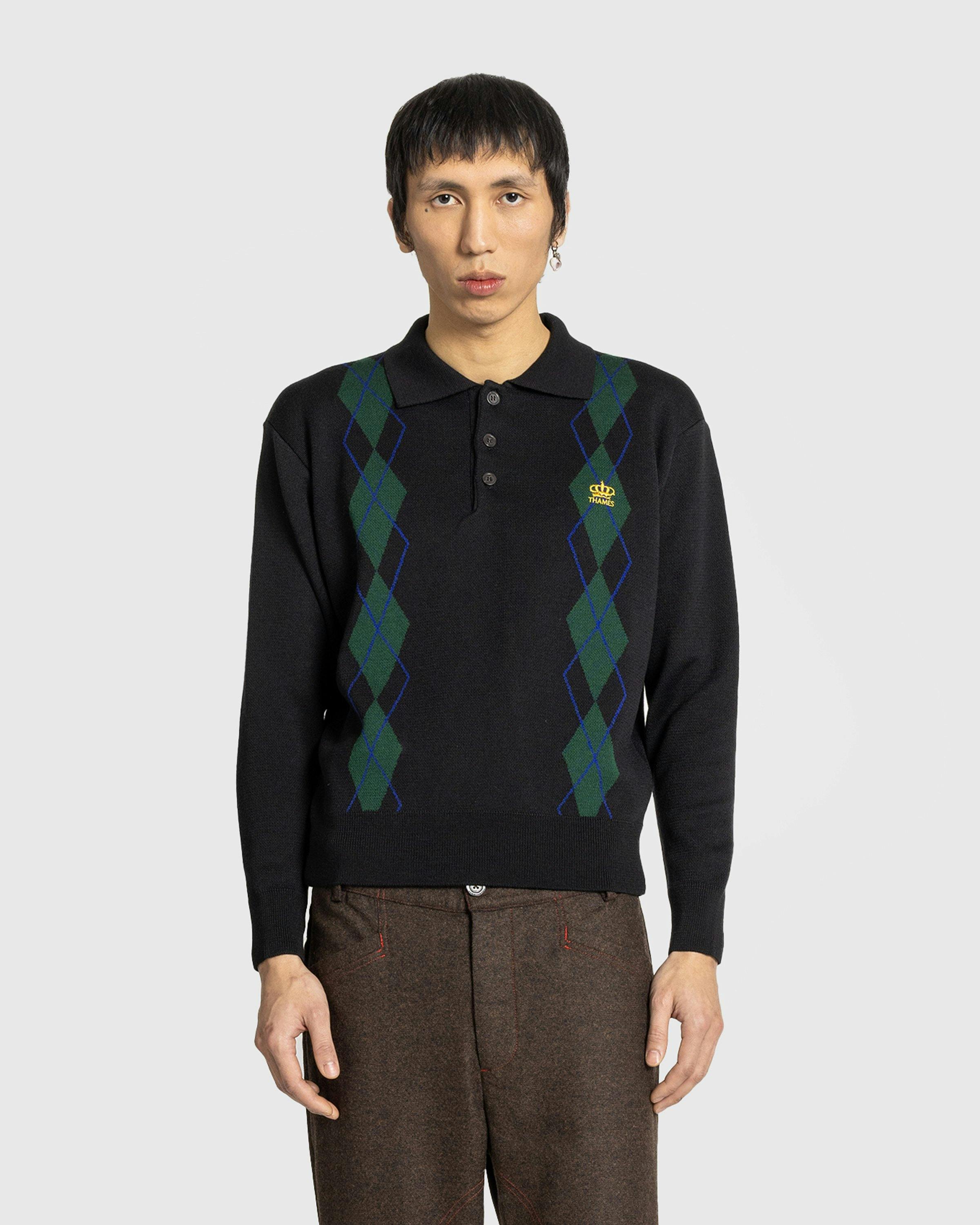 THAMES MMXX. – Ana Nuva Polo Black | Highsnobiety Shop