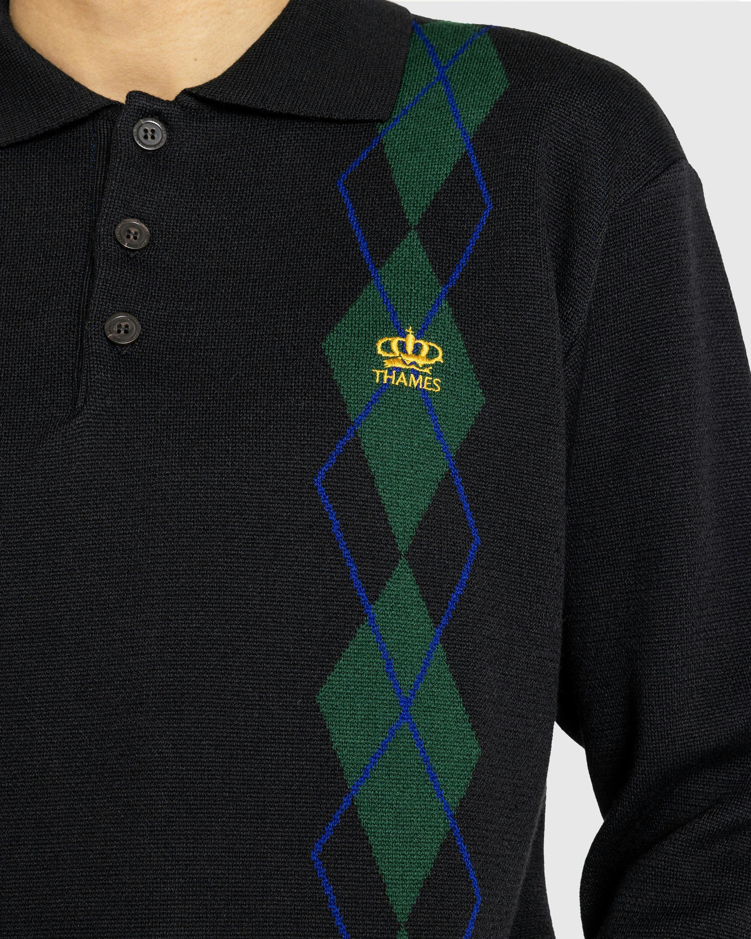 THAMES MMXX. – Ana Nuva Polo Black | Highsnobiety Shop