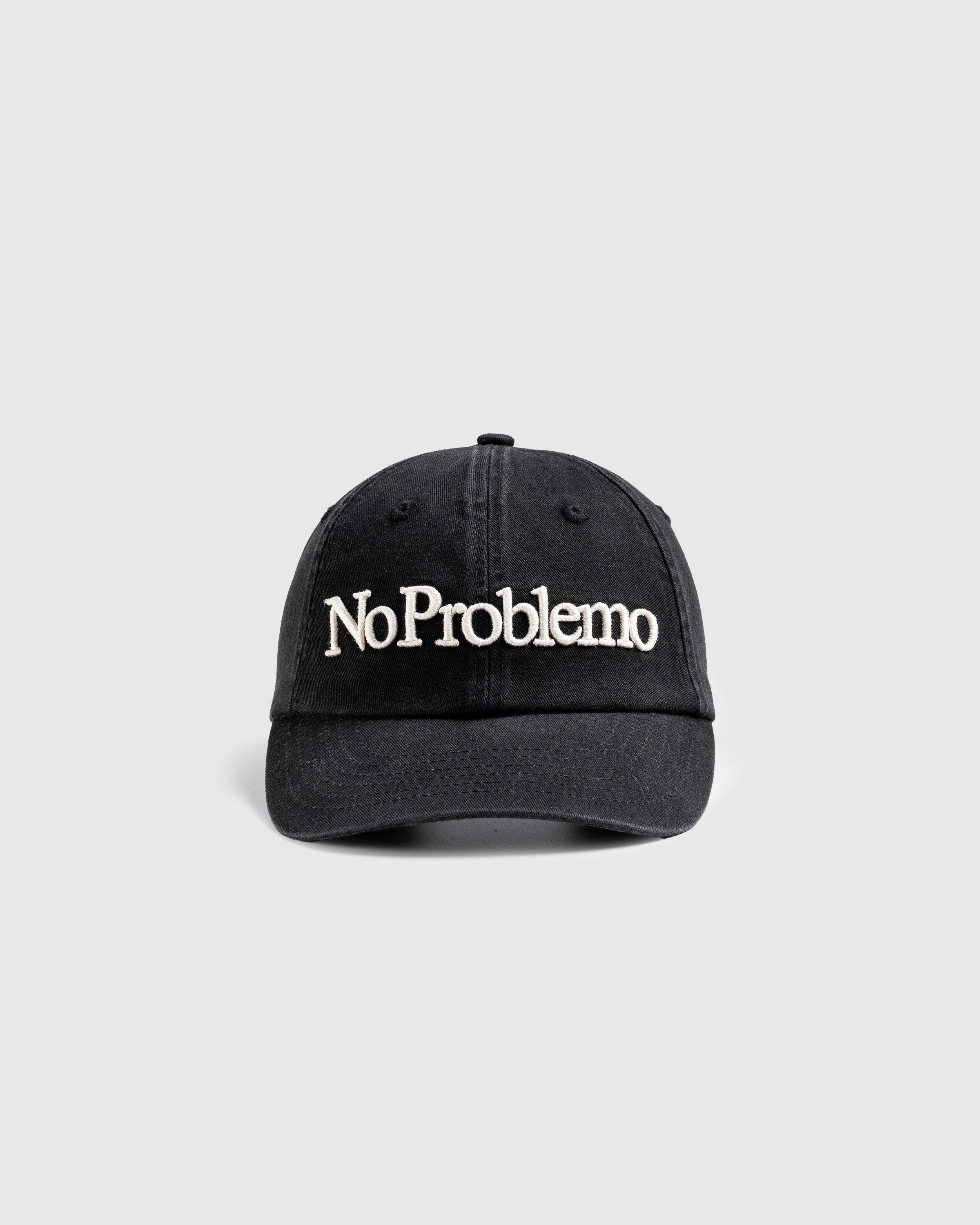 Aries – No Problemo Cap Black | Highsnobiety Shop