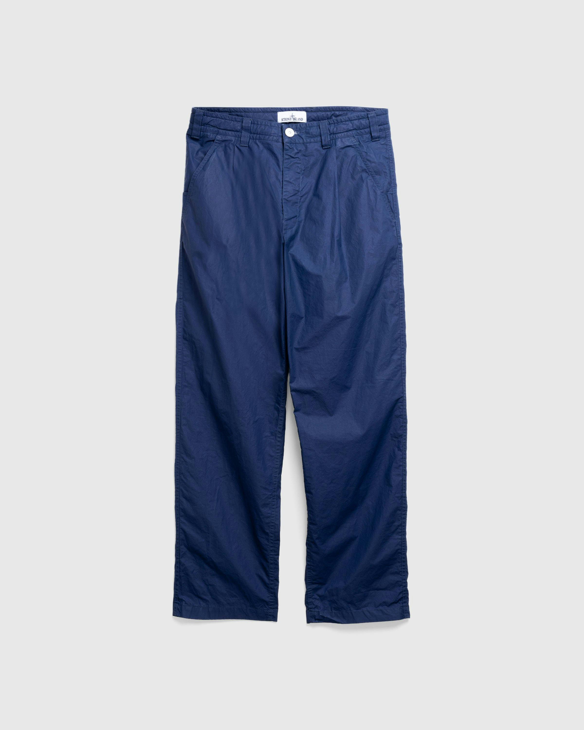 Stone Island – Cotton Pants Royal Blue | Highsnobiety Shop