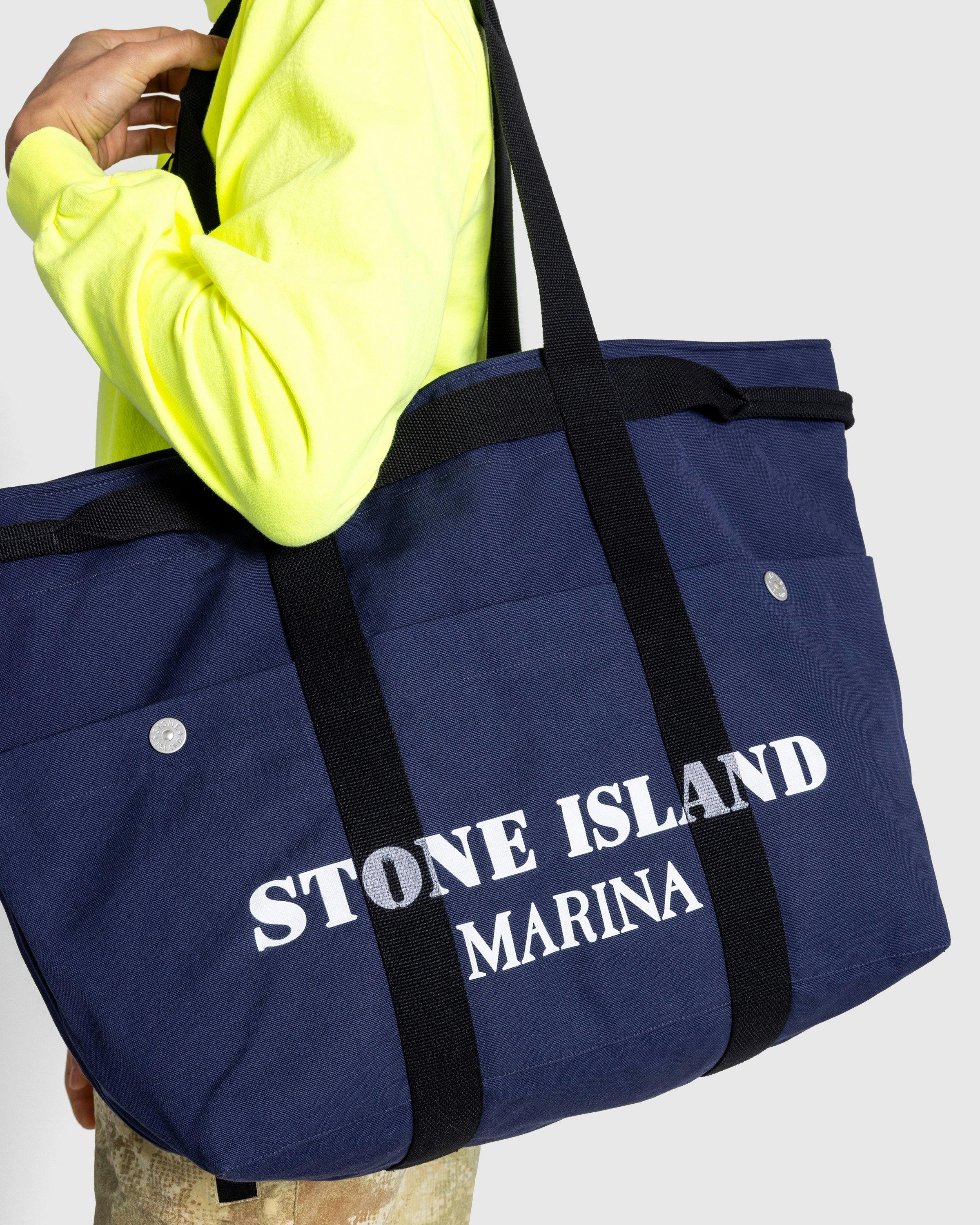 Stone Island – Marina Beach Bag Royal Blue | Highsnobiety Shop