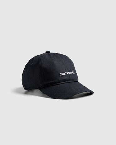 Carhartt WIP – Canvas Script Cap Lumber/White | Highsnobiety Shop