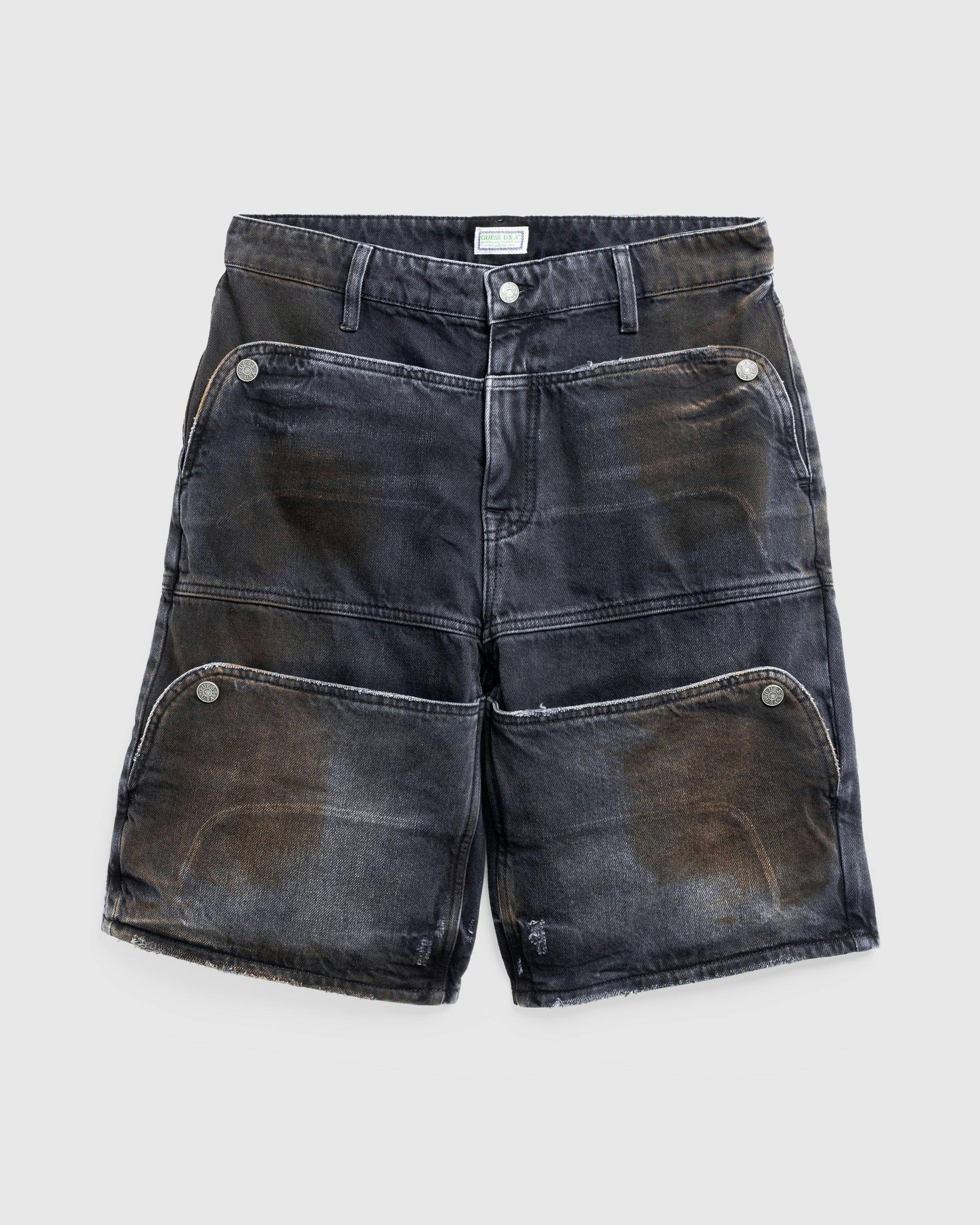 Guess USA – Gusa Utility Short Gusa Aged Black Wash | Highsnobiety Shop