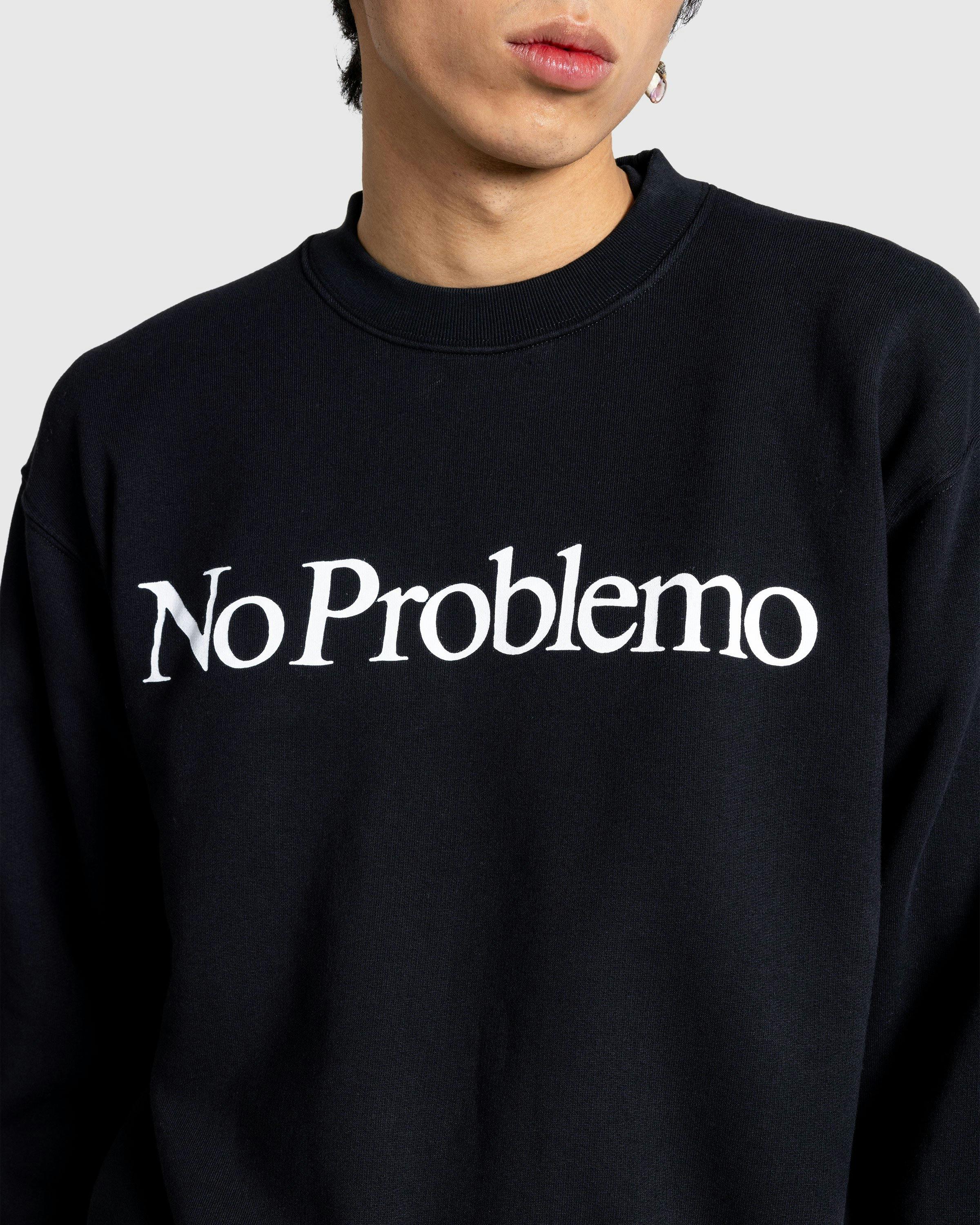 Aries – No Problemo Sweatshirt Black | Highsnobiety Shop