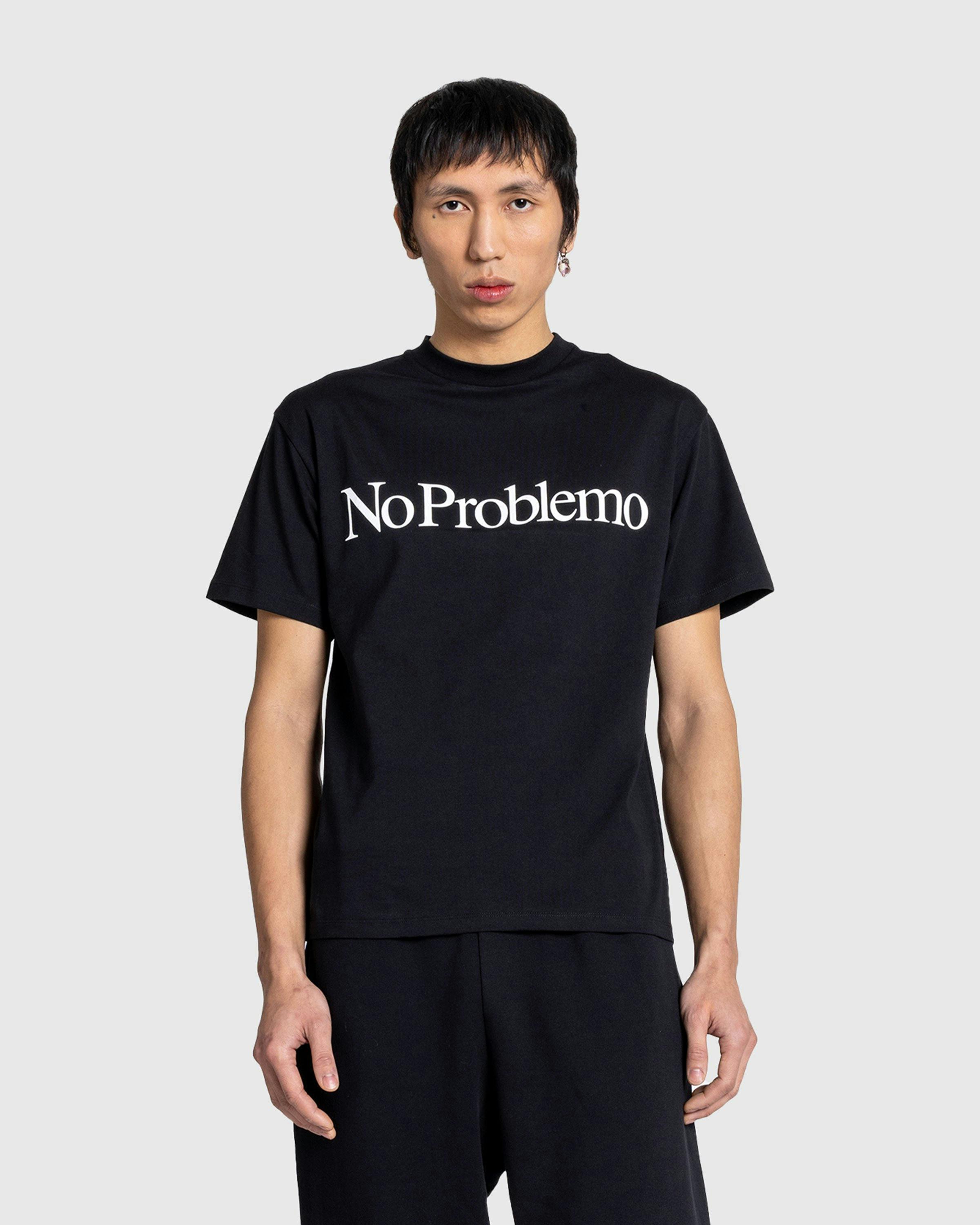 Aries – No Problemo SS Tee Black | Highsnobiety Shop