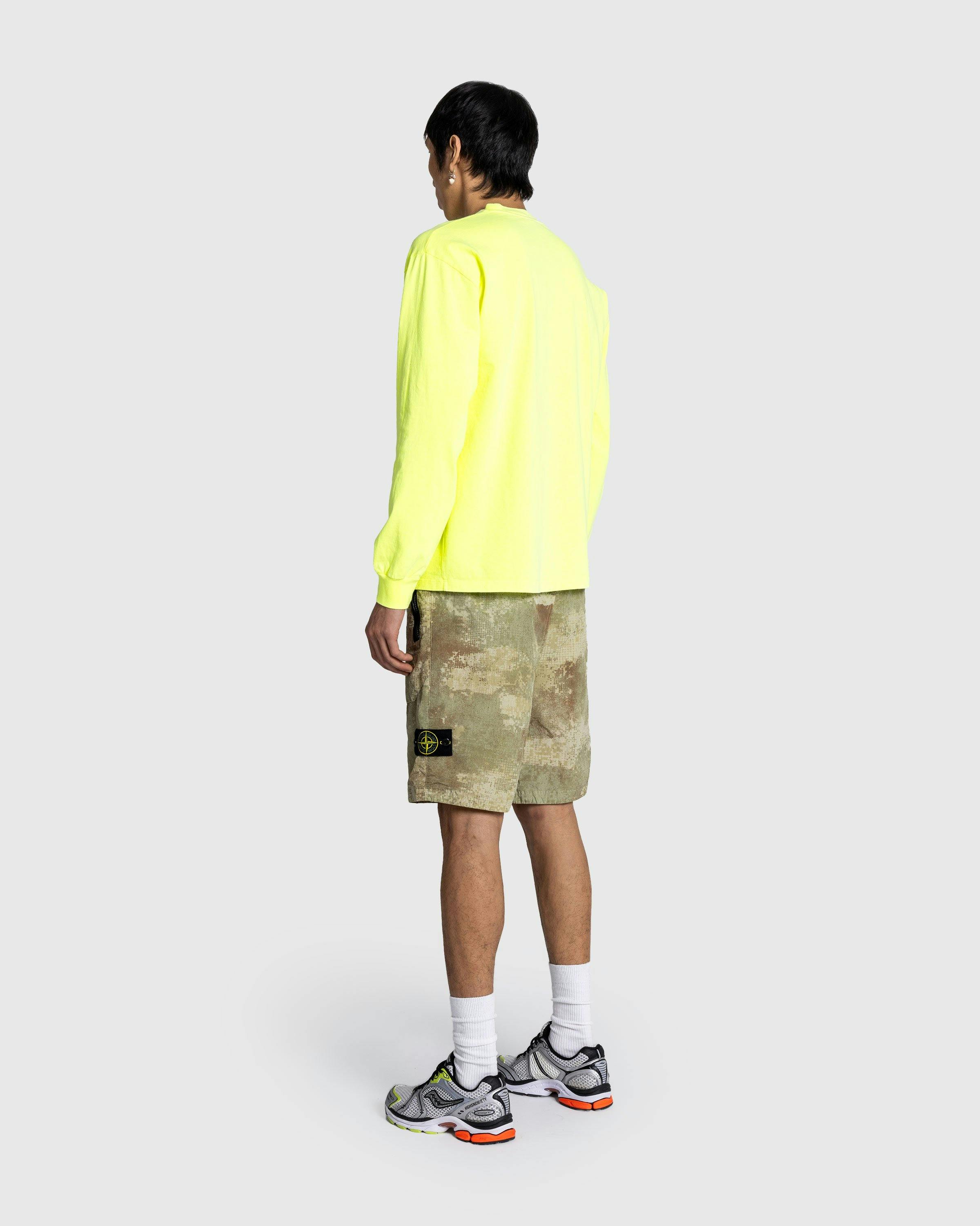 Aries – No Problemo LS Tee Fluoro Yellow | Highsnobiety Shop