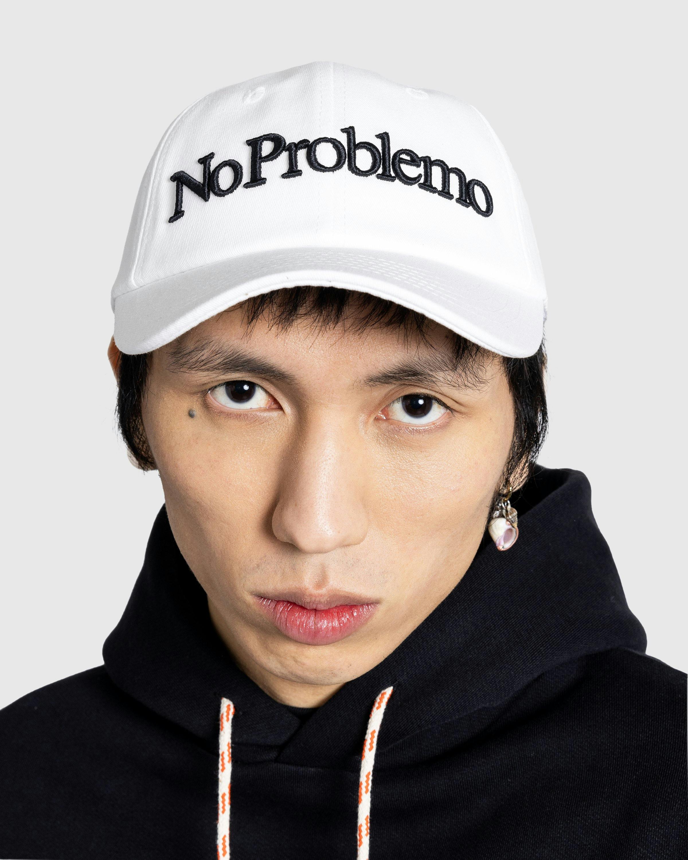 Aries – No Problemo Cap White | Highsnobiety Shop