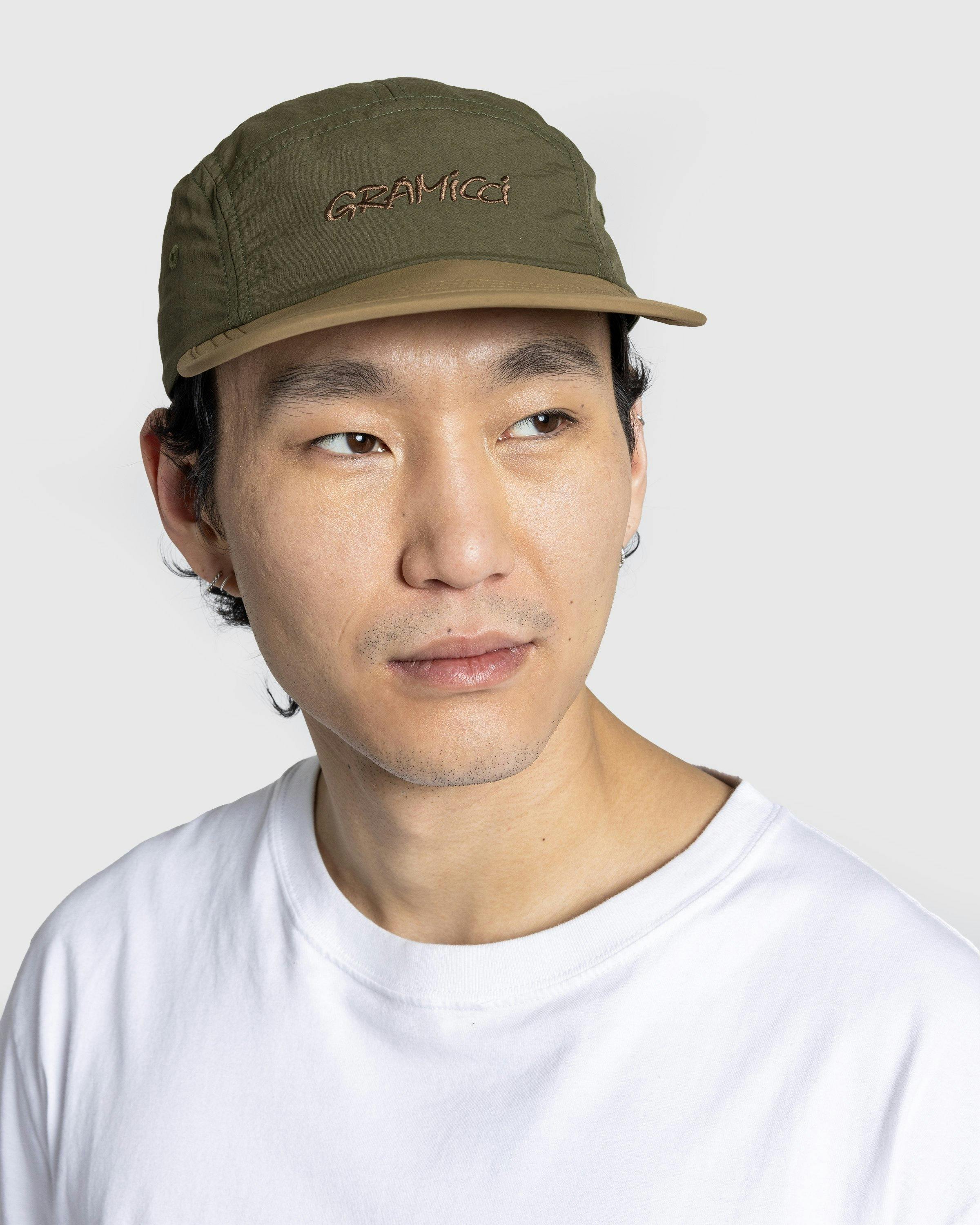 Gramicci – Nylon Cap Deep Olive Coyote | Highsnobiety Shop