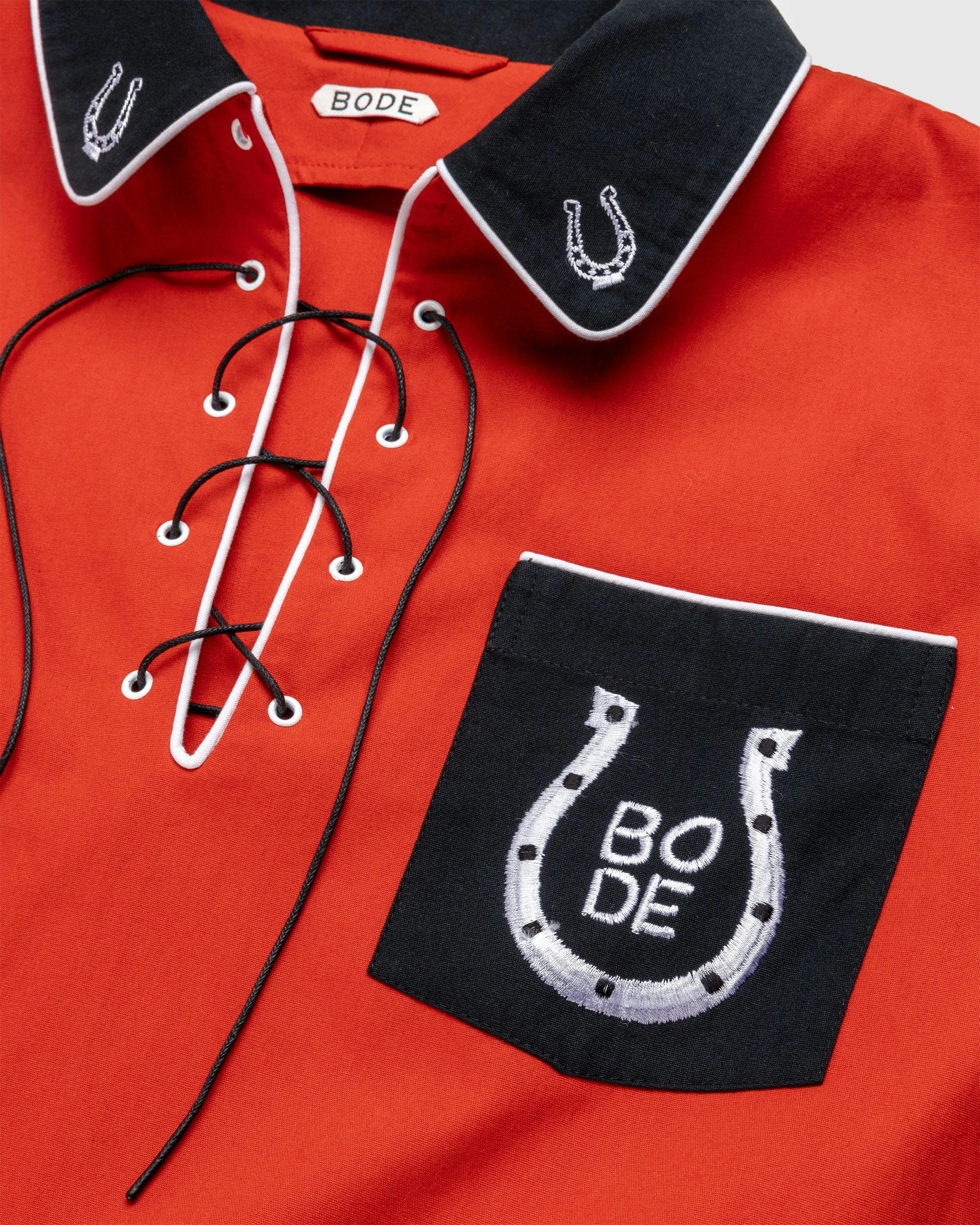 Bode – Lucky Horseshoe Pullover Ecru/Black | Highsnobiety Shop