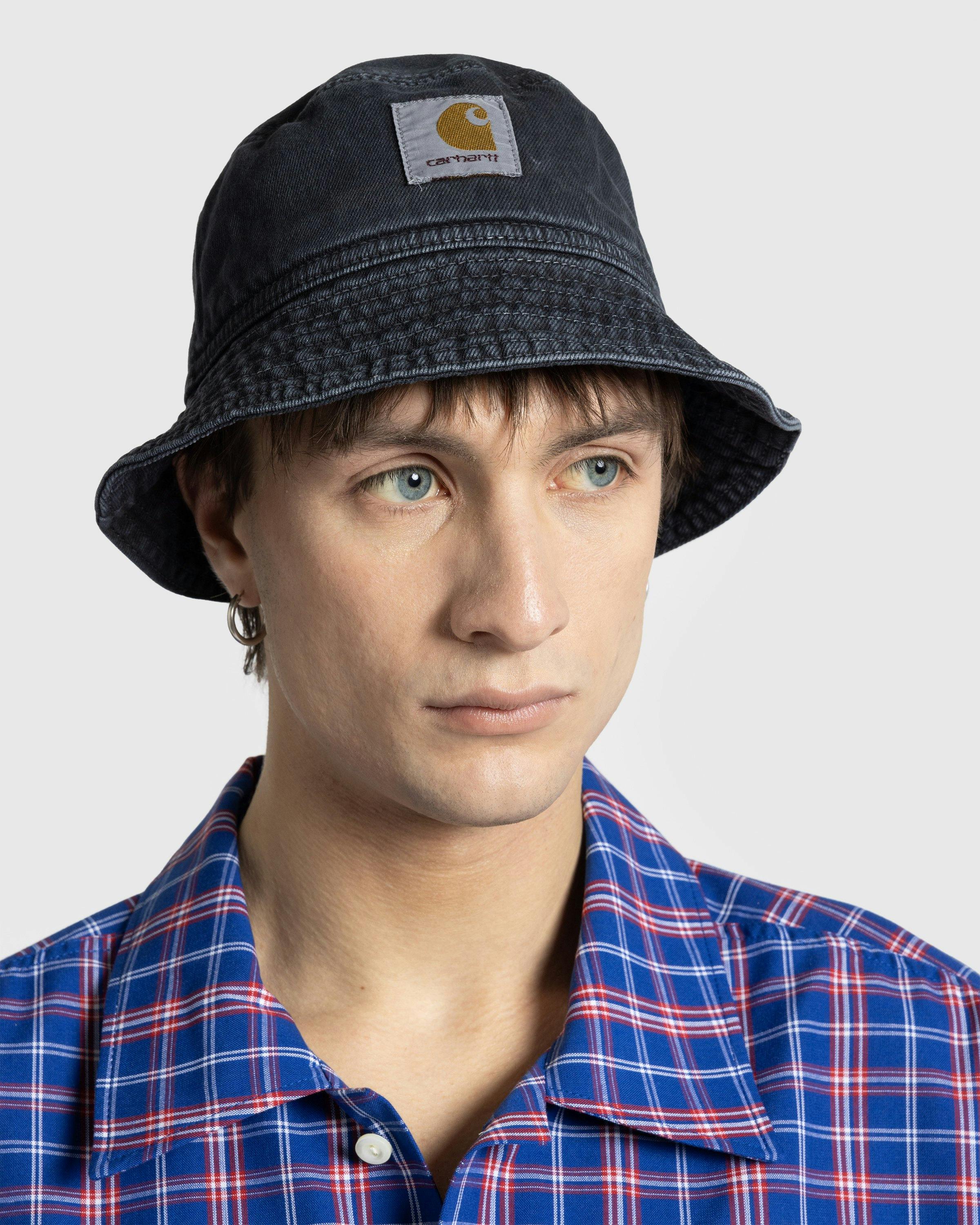 Carhartt WIP – Garrison Bucket Hat Black/Stone Dyed | Highsnobiety Shop