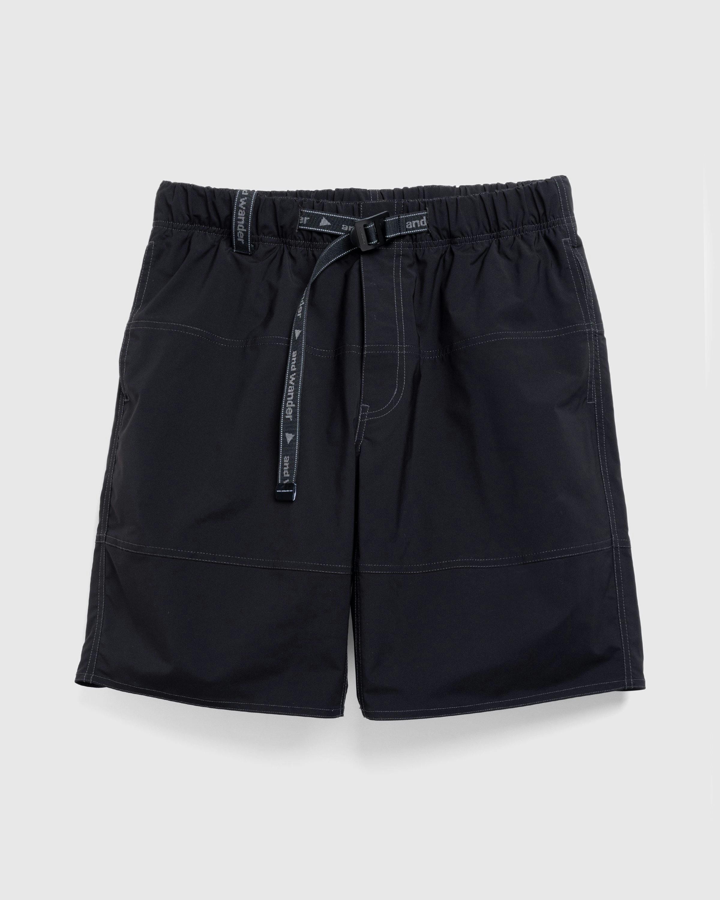 And Wander – Wave Shorts Black | Highsnobiety Shop