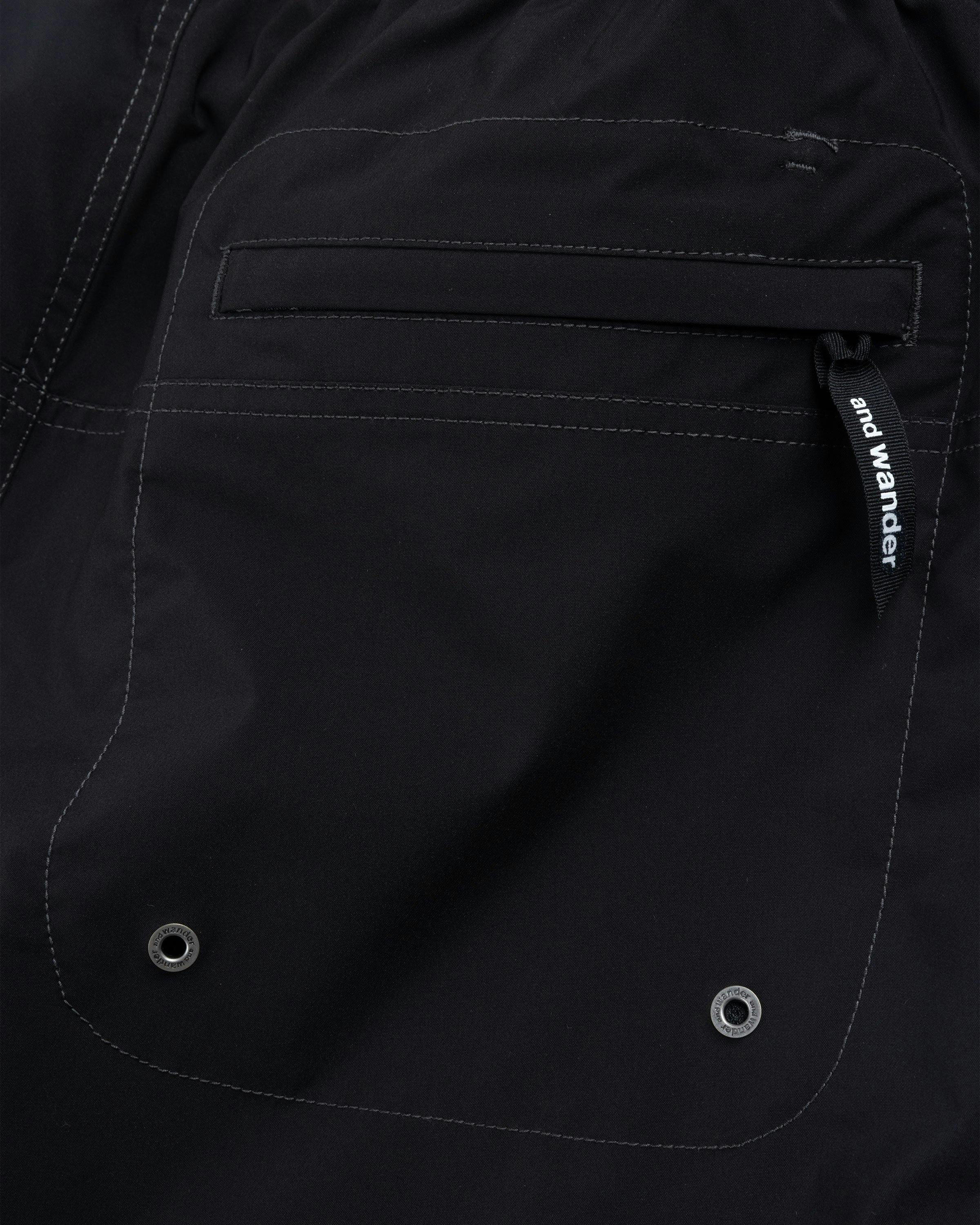 And Wander – Wave Shorts Black | Highsnobiety Shop