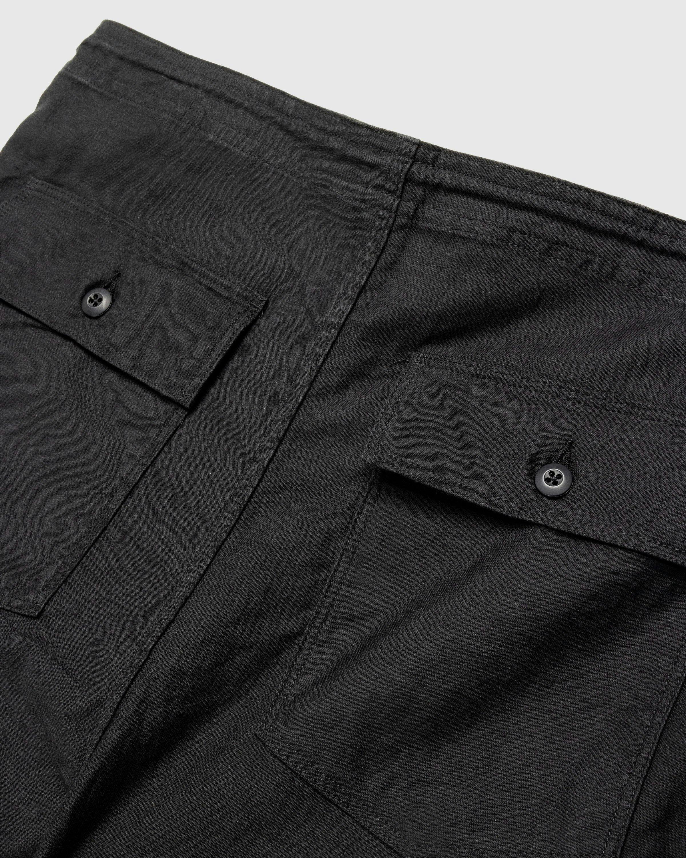 Needles – String Fatigue Pant Back Sateen Black | Highsnobiety Shop