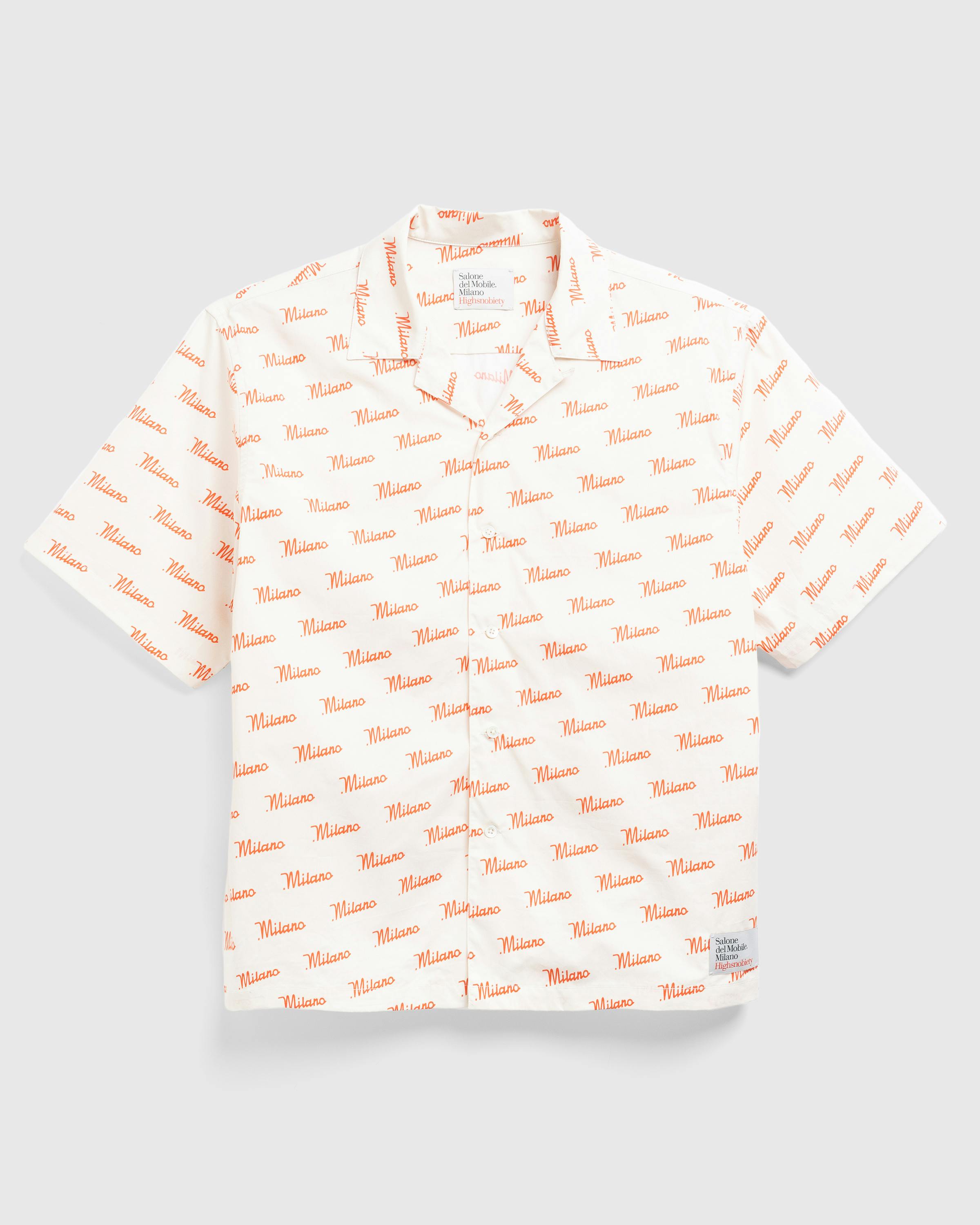 Highsnobiety x Salone del Mobile – Milano Shirt White/Red ...