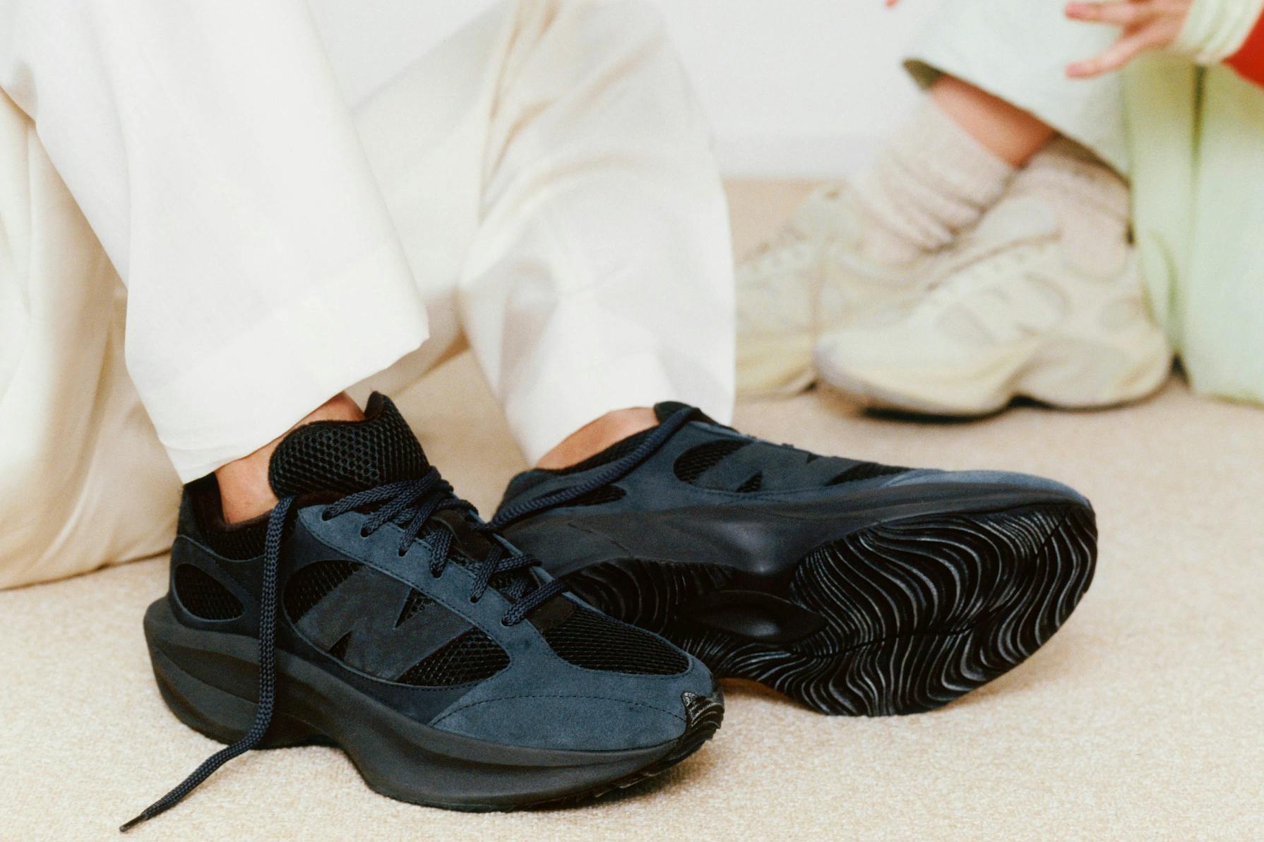 AURALEE & New Balance Drop Lush Suede XC72 Sneaker Collab