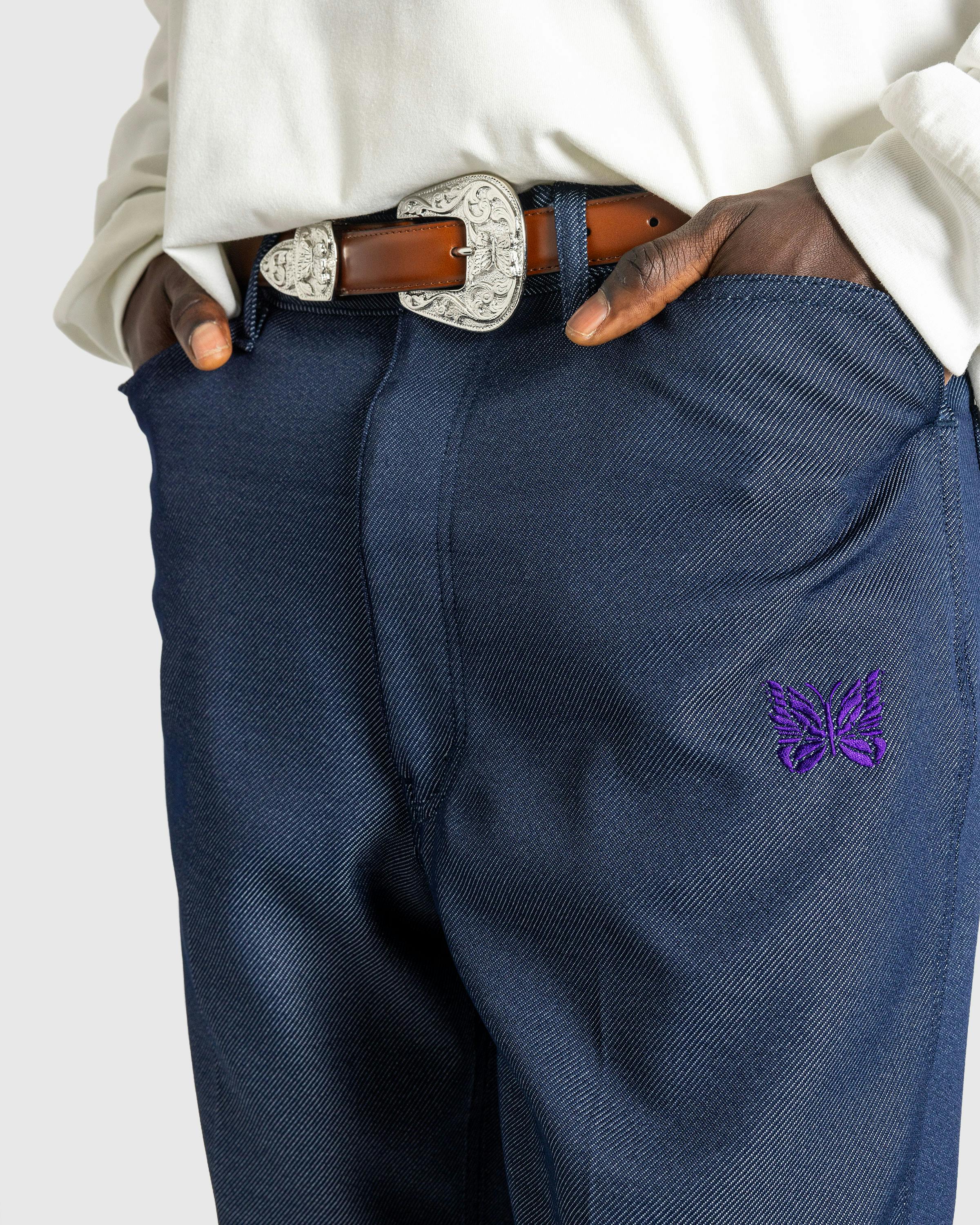 Needles – Boot-Cut Jean Poly Twill Navy | Highsnobiety Shop