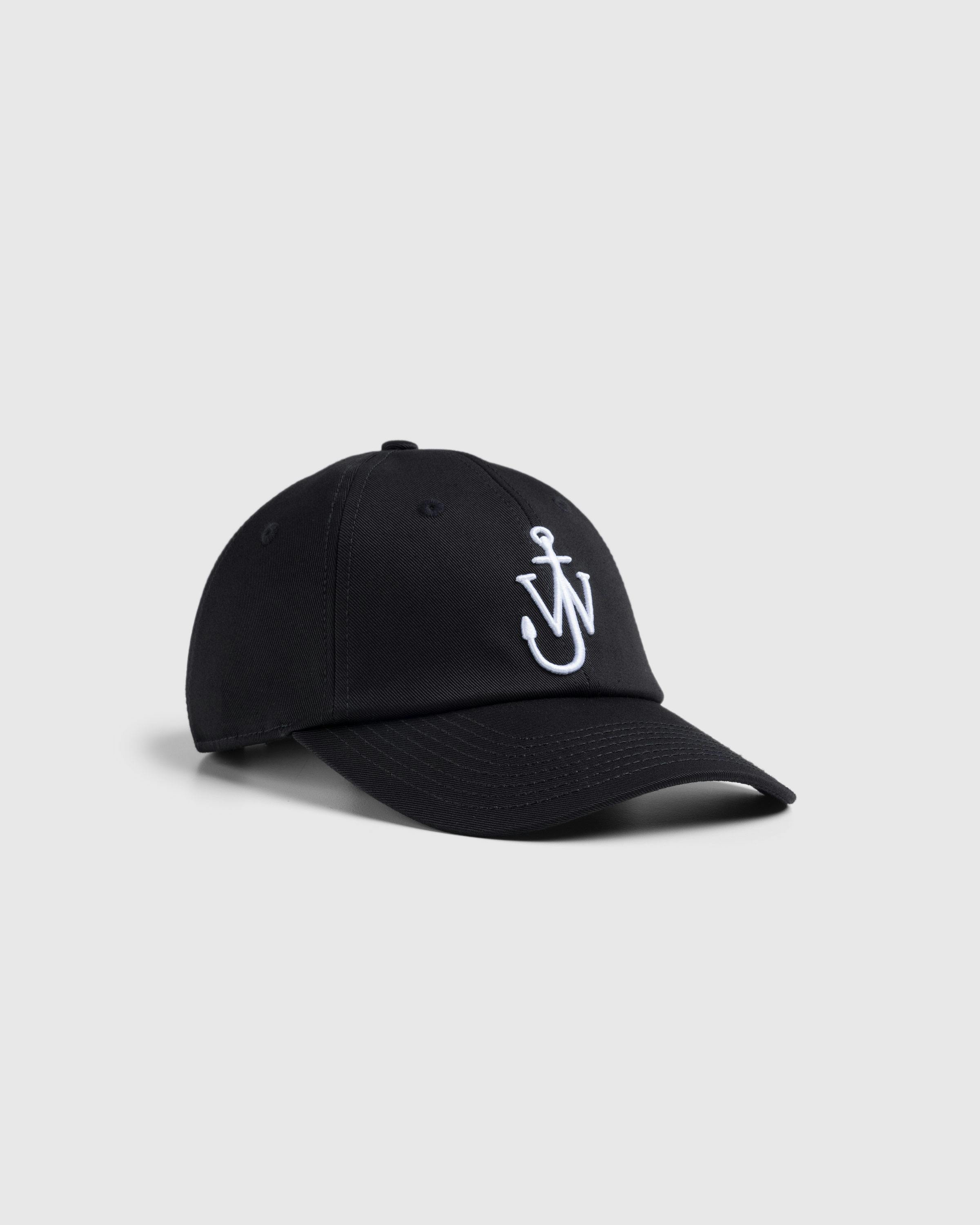J.W. Anderson – Anchor Logo Baseball Cap Black | Highsnobiety Shop