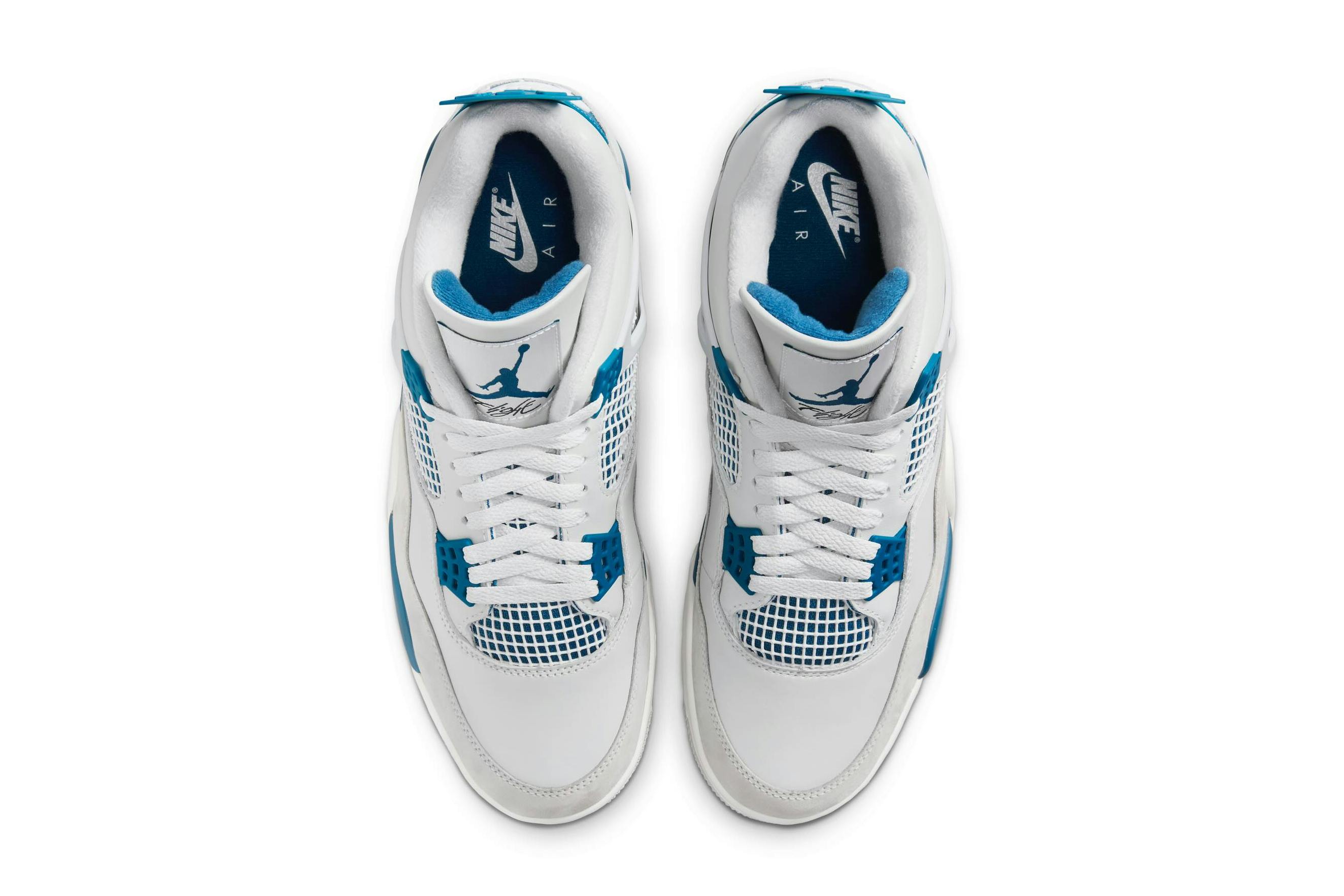 Nike's Jordan 4 "Military Blue" Sneaker Makes Its Salute Very Soon