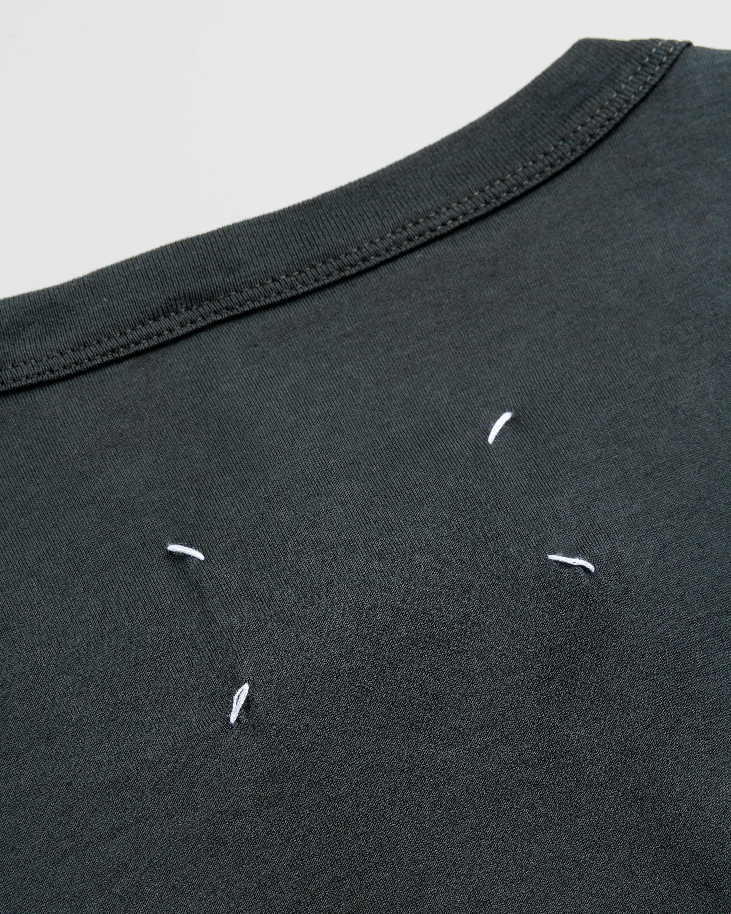 Maison Margiela – Distorted Logo T-Shirt Washed Black | Highsnobiety Shop