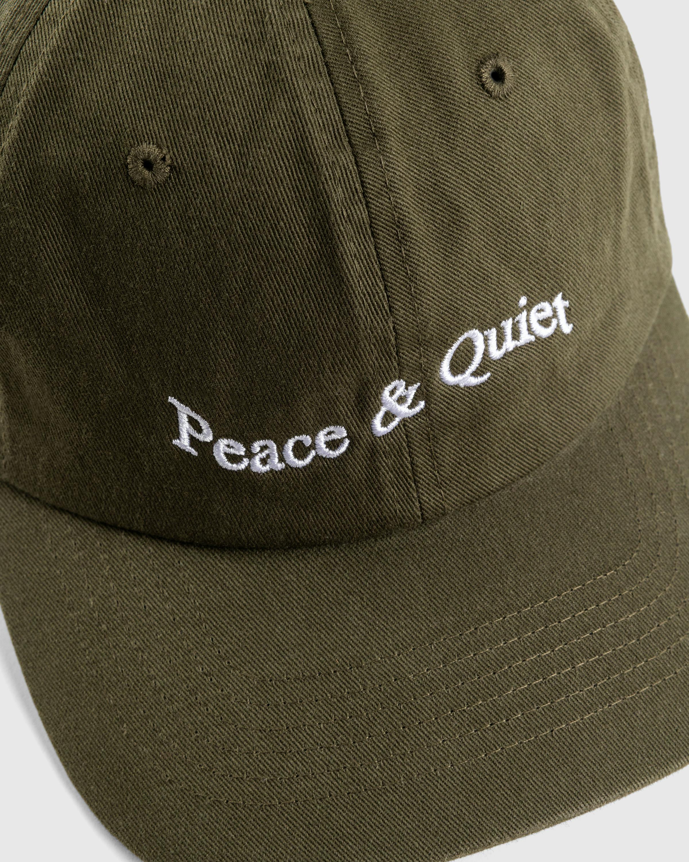 Museum of Peace & Quiet – Wordmark Dad Hat Olive | Highsnobiety Shop