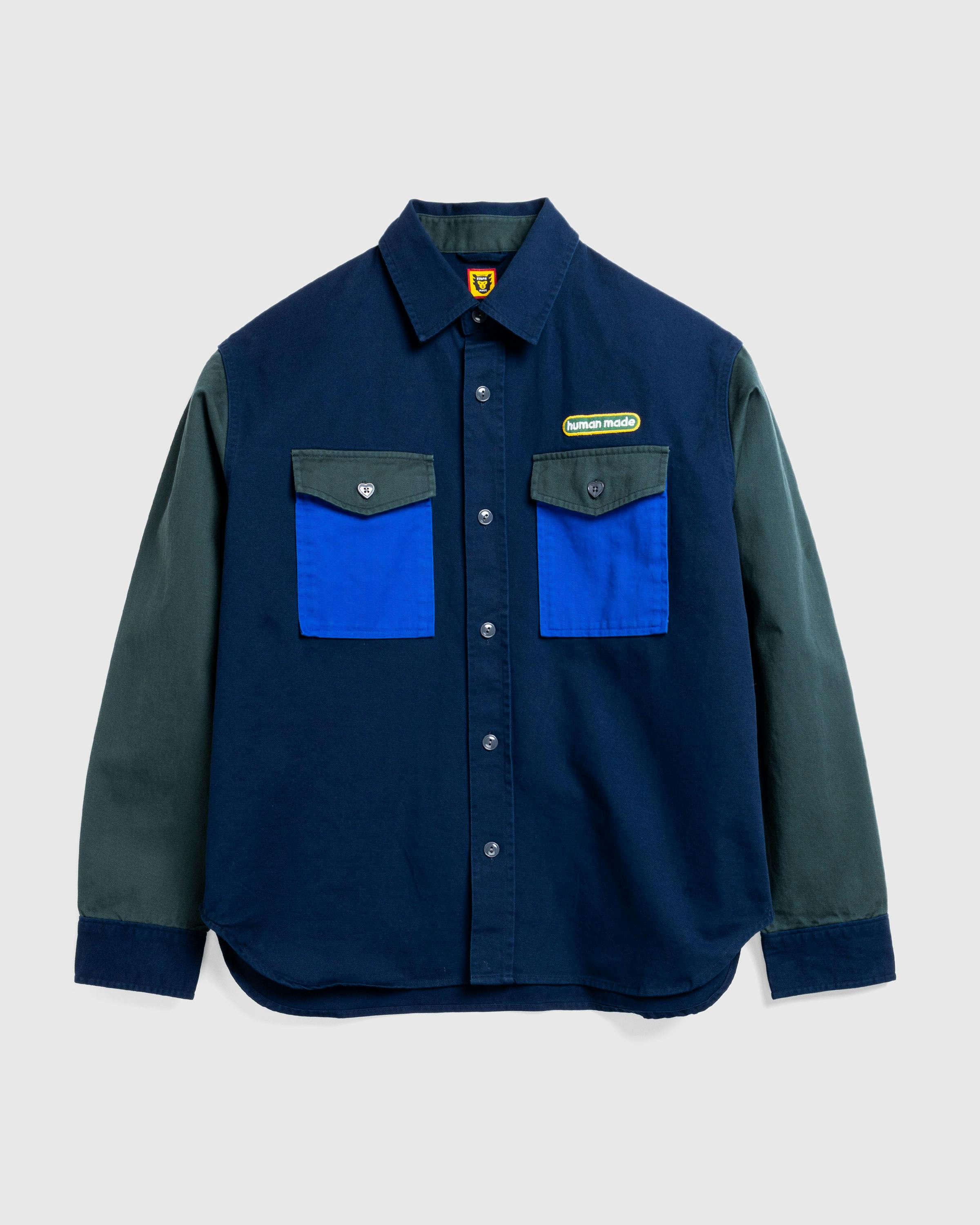 Human Made – Crazy Work Shirt Navy | Highsnobiety Shop