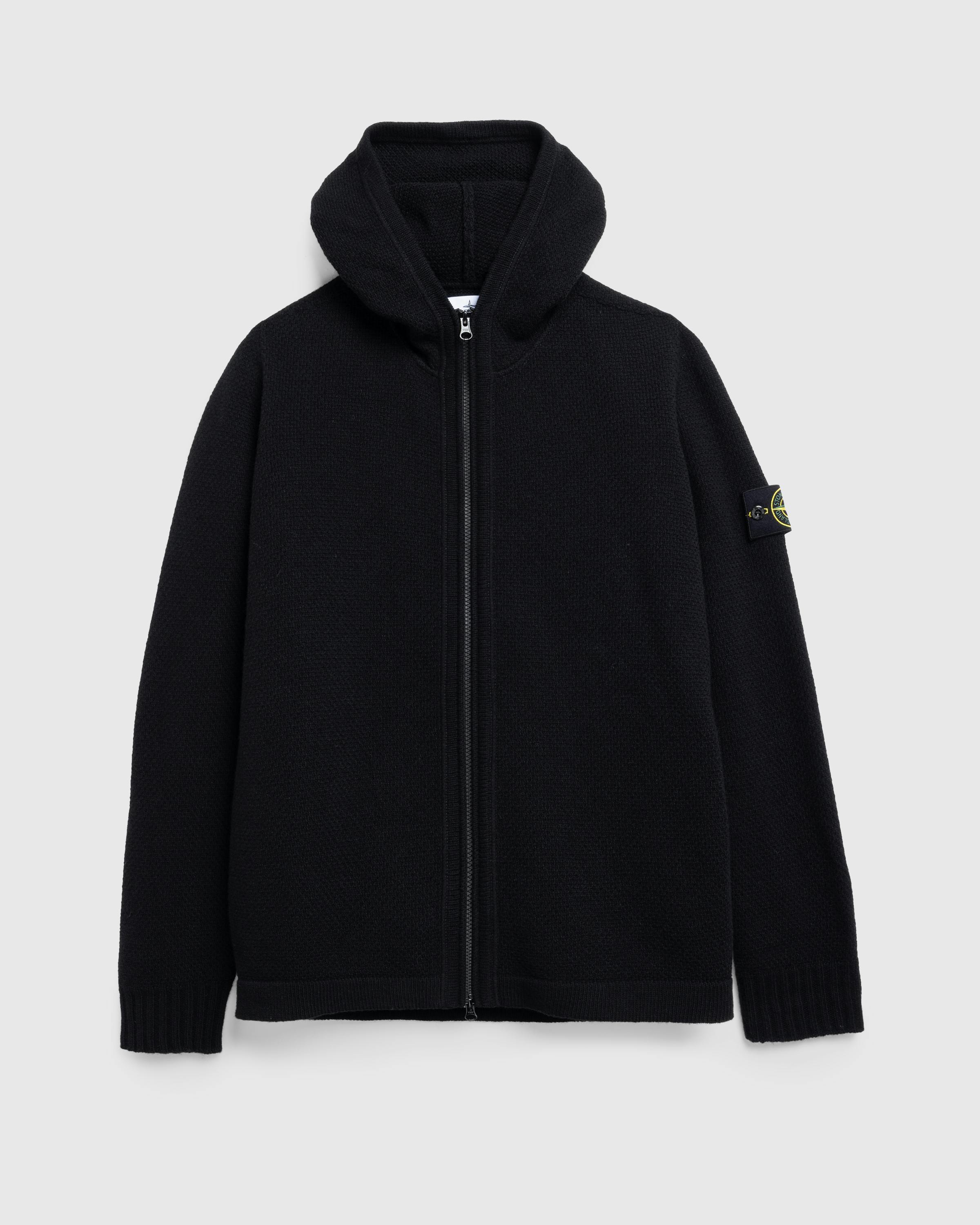 Stone Island – Full-Zip Hoodie Black | Highsnobiety Shop