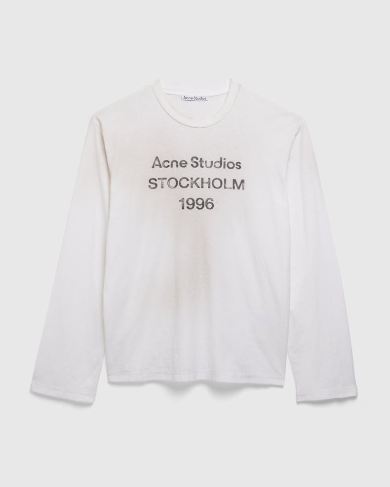 Acne Studios – Logo T-Shirt Faded Black