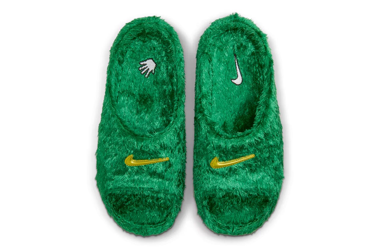 Touch Grass? Nike's Plush Rejuven8 Slides Are Literal Grass
