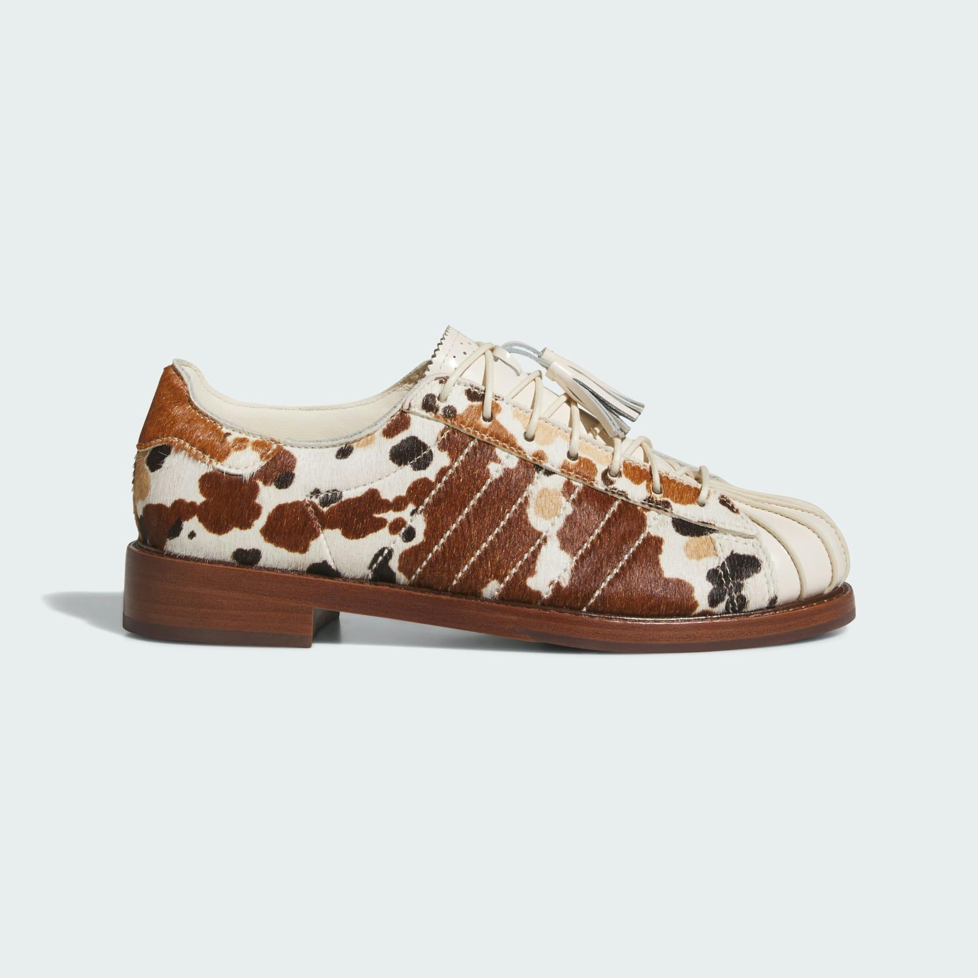 CLOT's adidas Superstar Dress Shoe Gets a Cow-Print Fur Coat