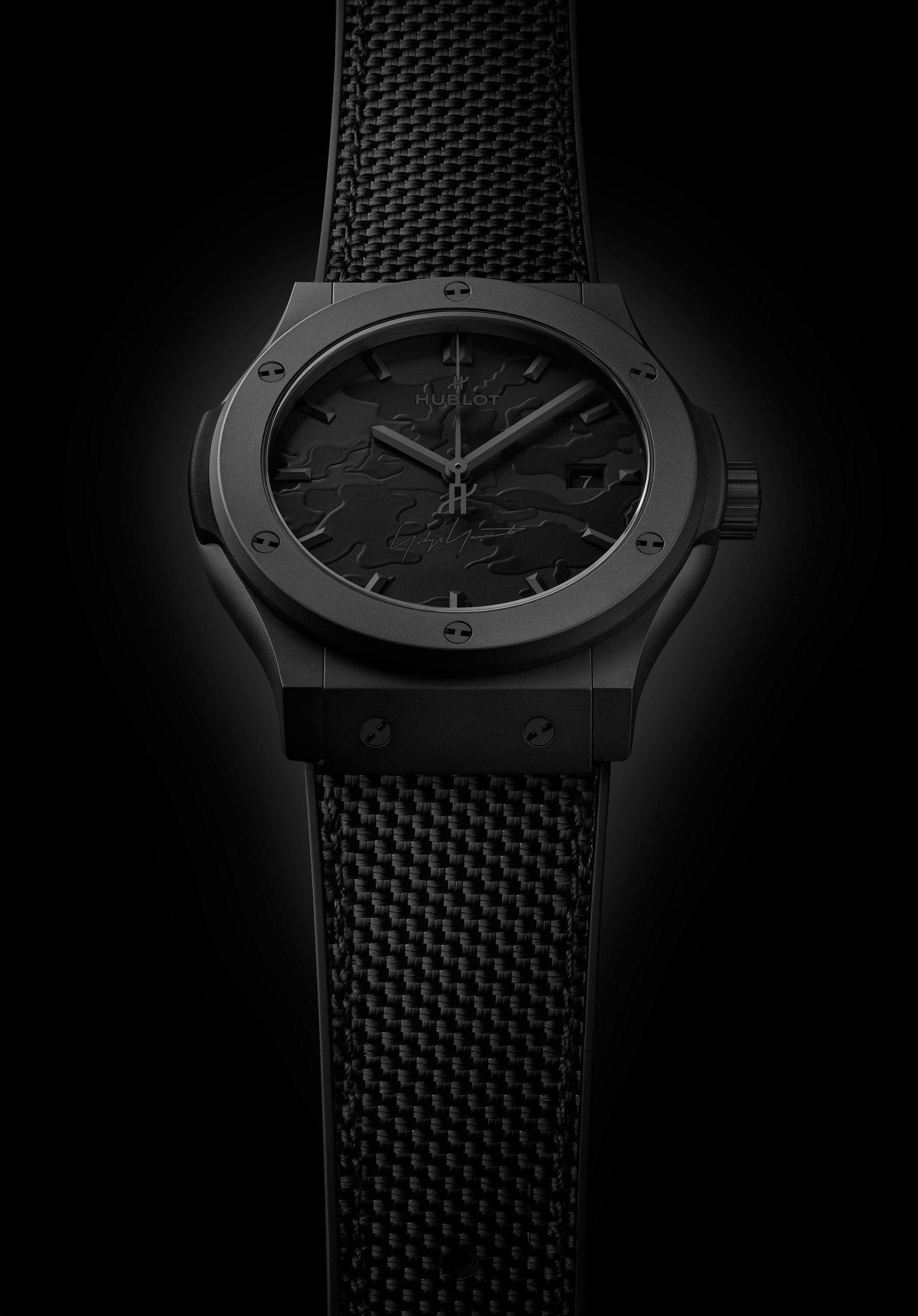 Yohji Yamamoto & Hublot's Classic Fusion Watch Purifies Form