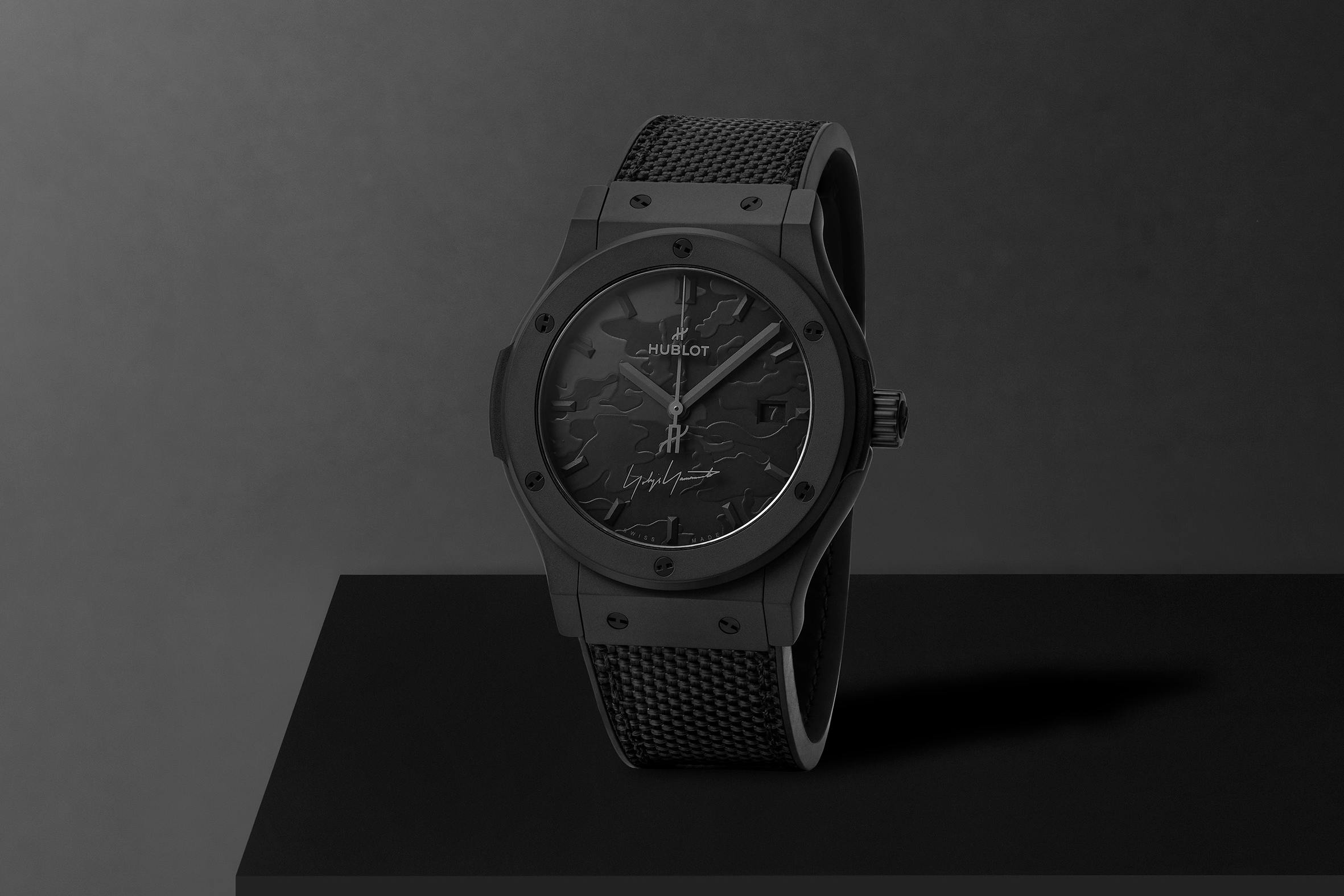 Yohji Yamamoto & Hublot's Classic Fusion Watch Purifies Form