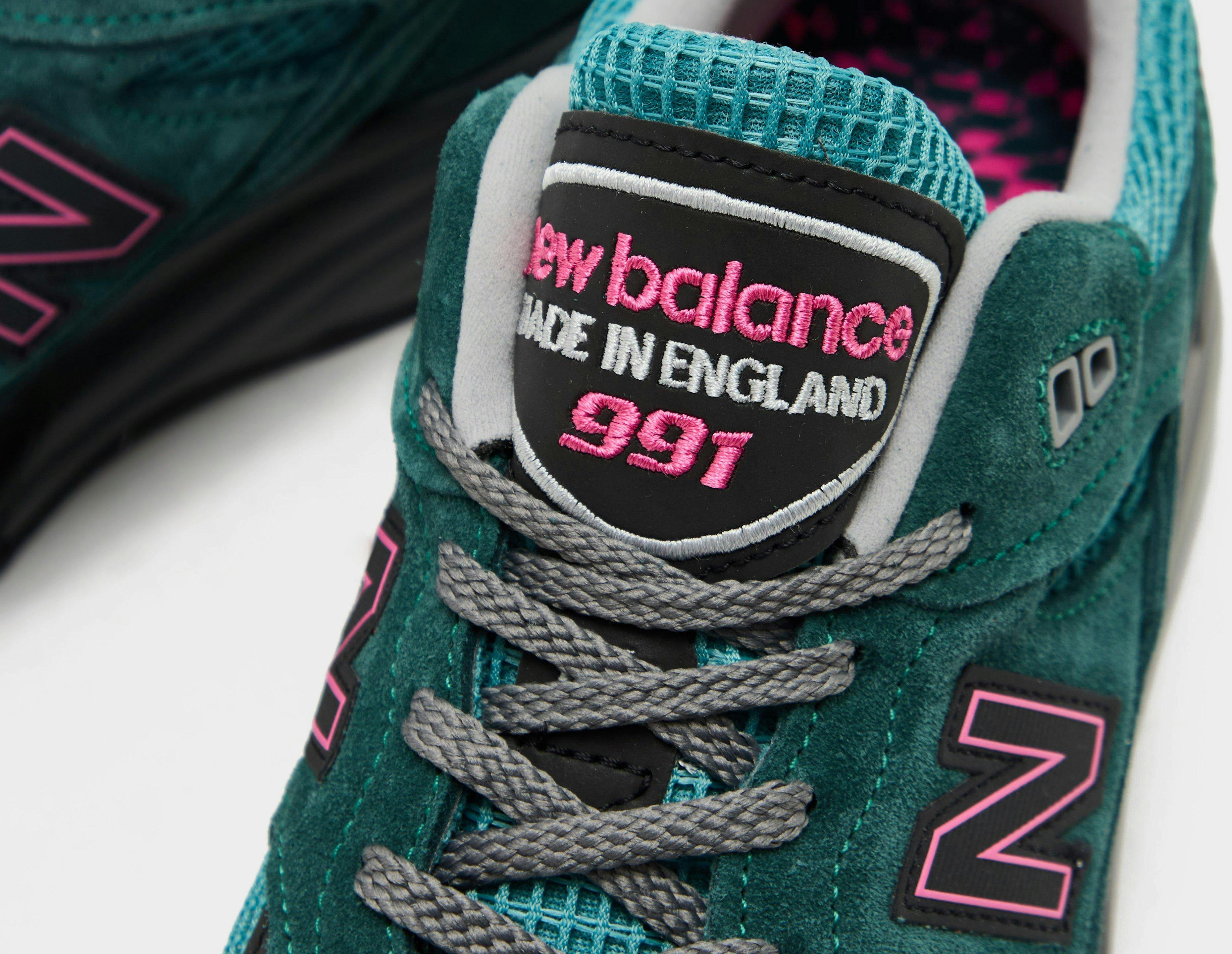 New Balance Made Tasty Teal 991v2s for the London Marathon