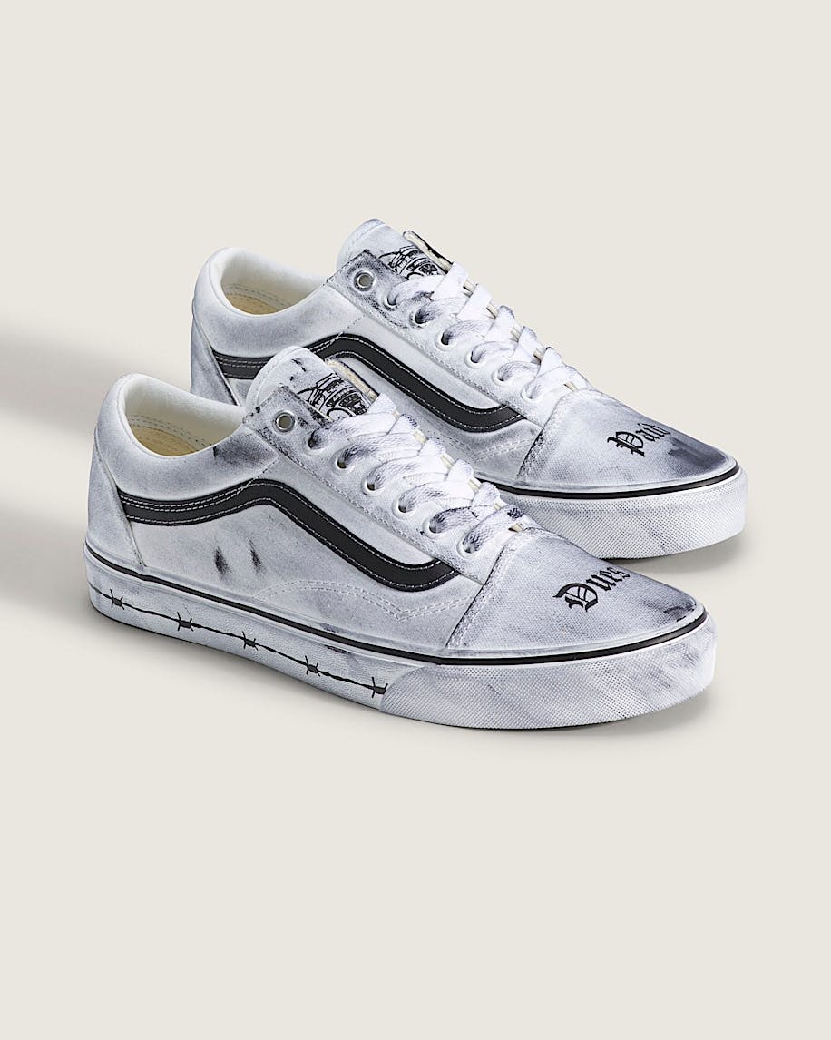 Vans and Travis Barker Make the Old Skool Look Lived-In