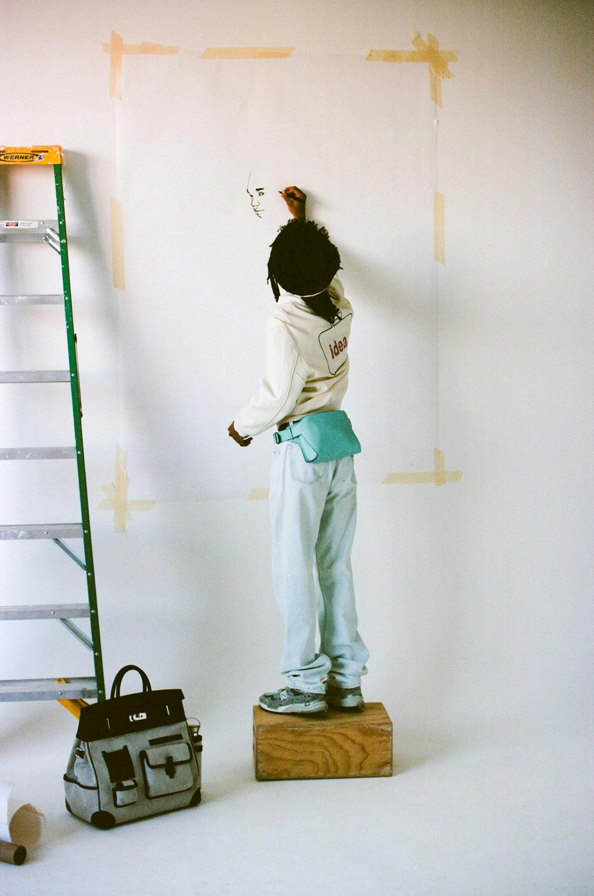 Artist Bryant Giles Takes Hermès’s Timeless Bags for a Spin