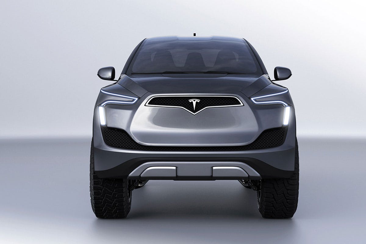 Concept Art Imagines Tesla's New Futuristic Pickup Truck