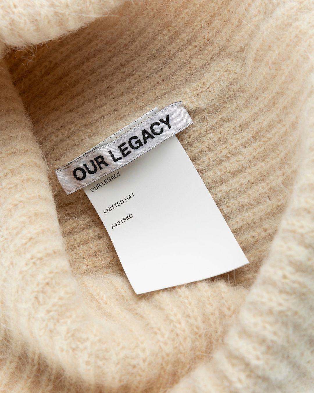 Our Legacy – Knitted Hat Camel Fuzzy Alpaca | Highsnobiety Shop