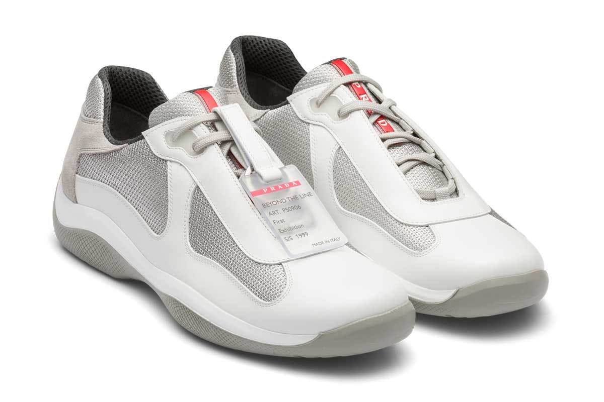 Prada's America's Cup Sneaker Original Colorways, Velcro
