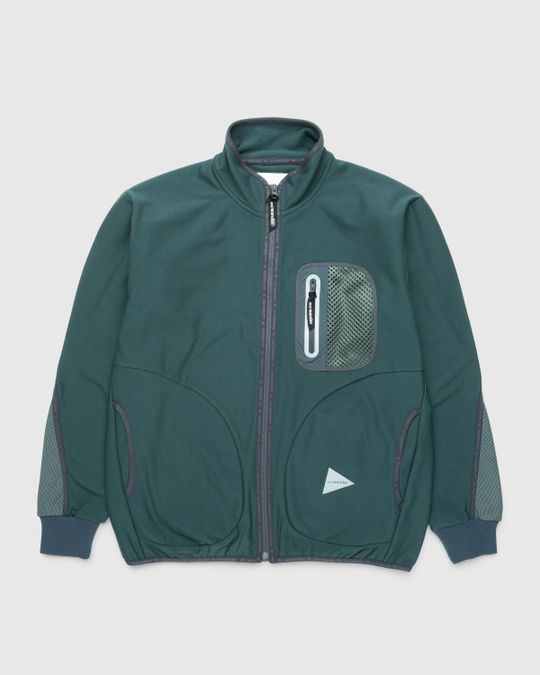 And Wander – Light Fleece Jacket Green | Highsnobiety Shop