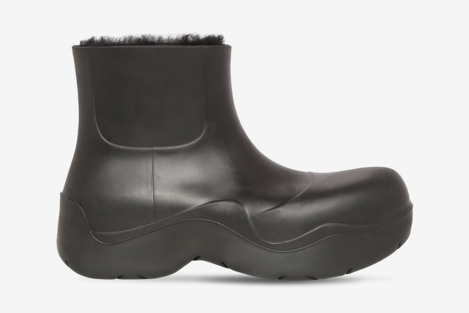 Shop Shearling Bottega Veneta Puddle Boots Here