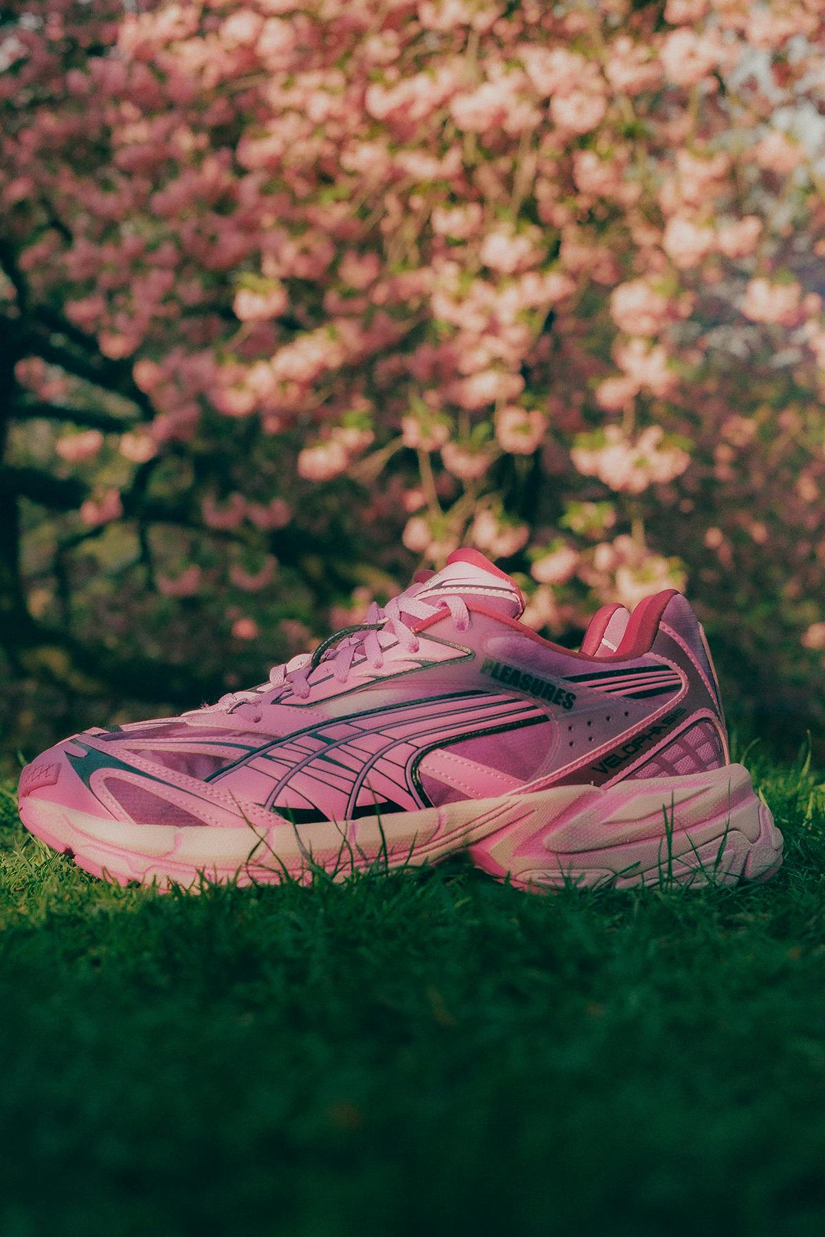 PLEASURES x PUMA’s Velophasis Dips Into Barbiecore