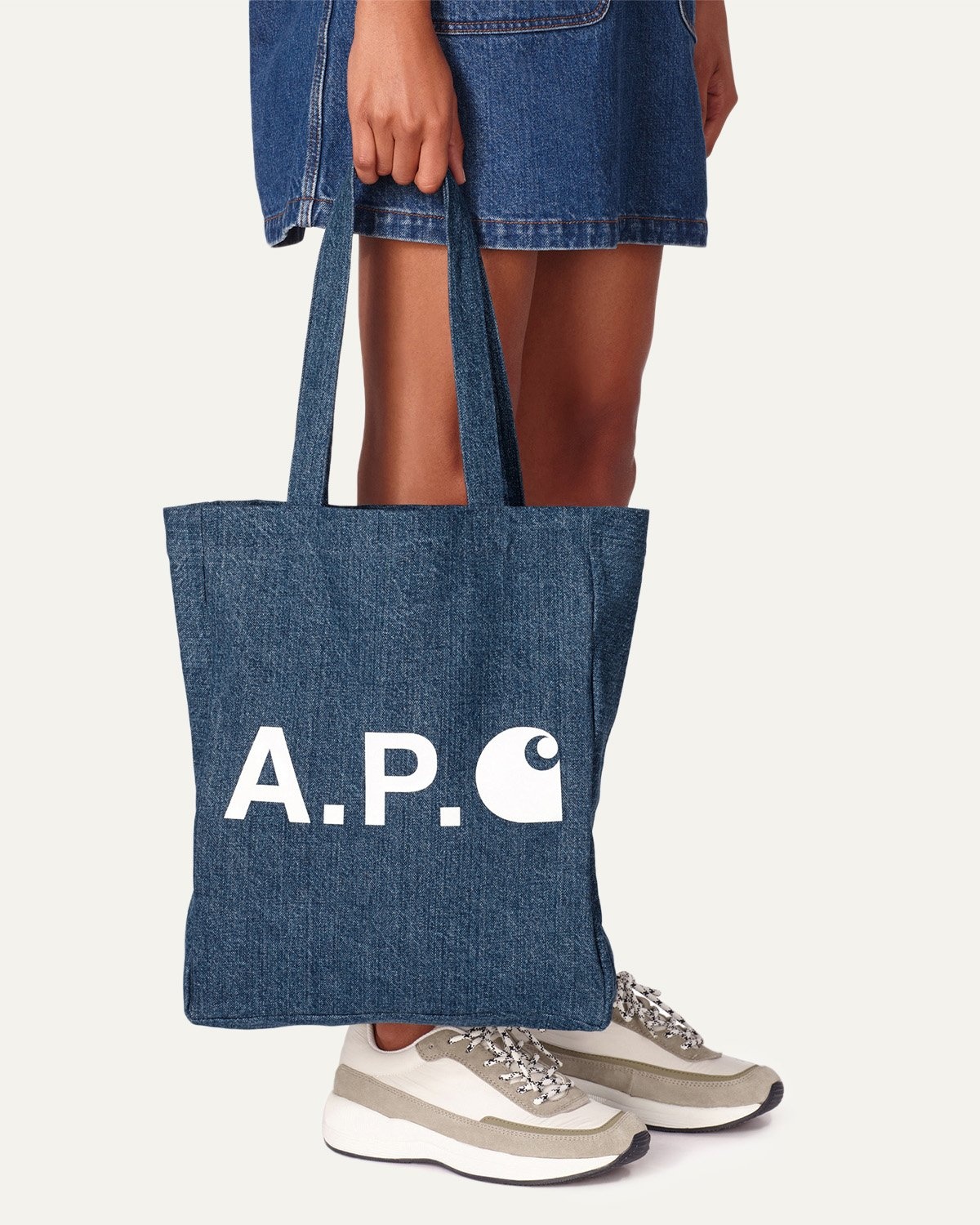 Carhartt WIP x A.P.C. – Alan Tote Indigo | Highsnobiety Shop