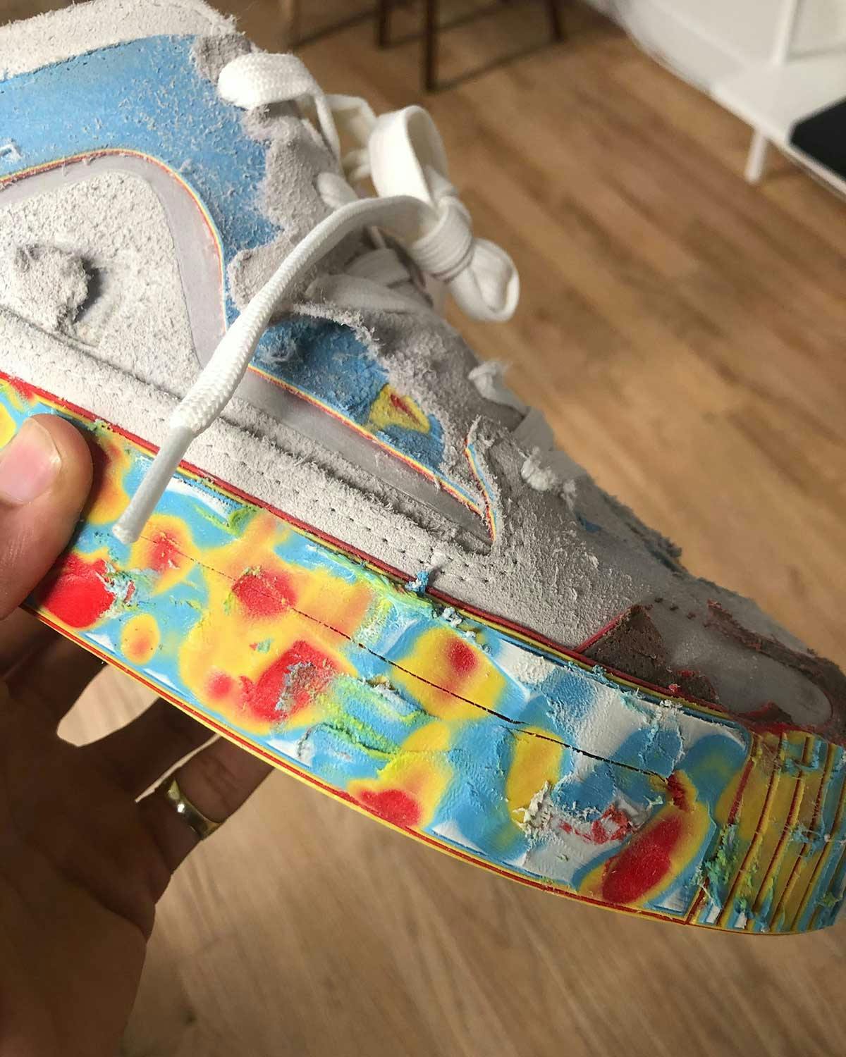 MSCHF Asked Us to Shred Jimmy Fallon's Gobstomper Shoe, So We Did