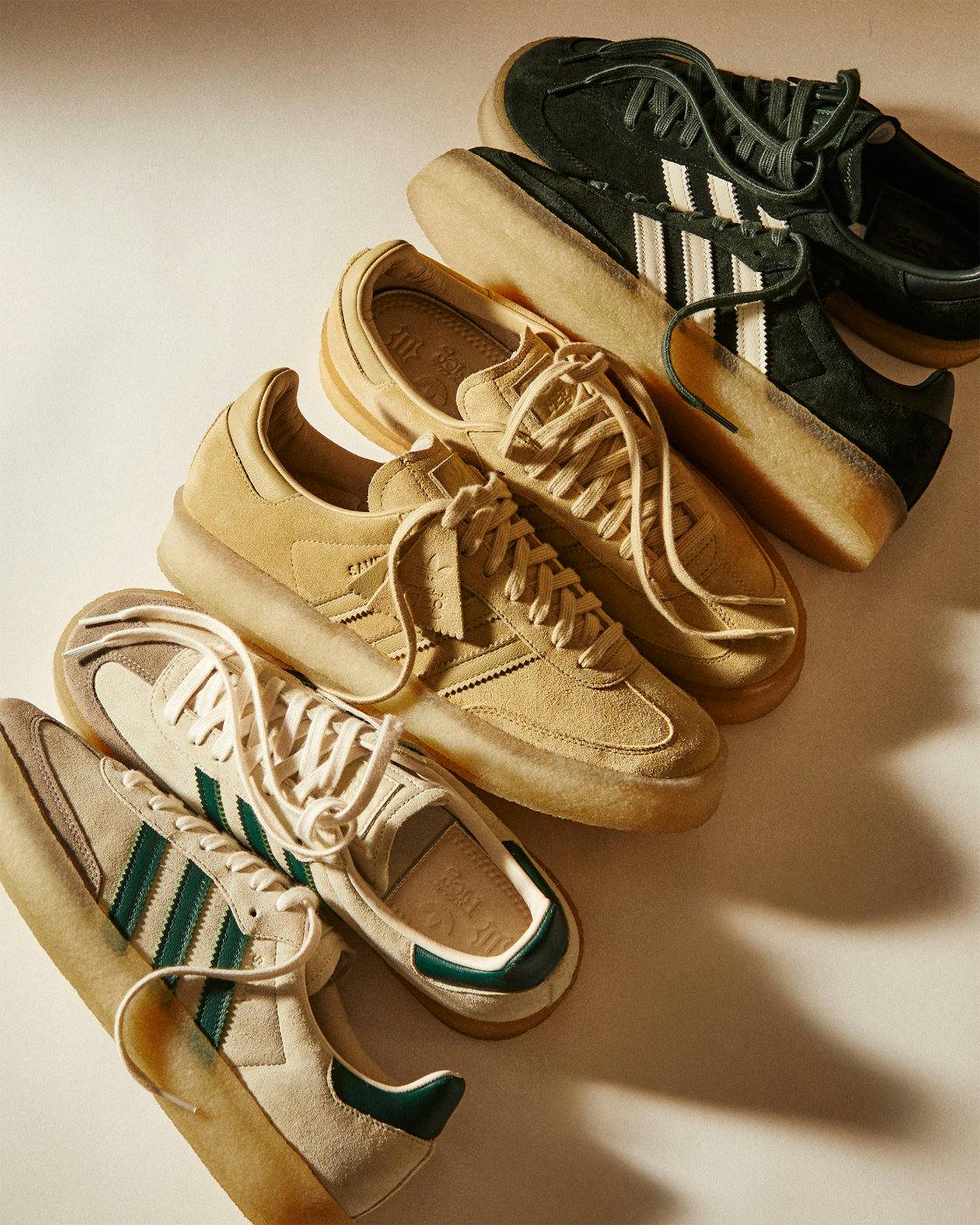 adidas, Clarks & KITH Drop Thicc Crepe-Soled Sambas
