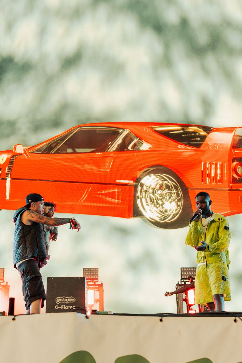 Dave Takes to Glastonbury in Stone Island Shadow Project