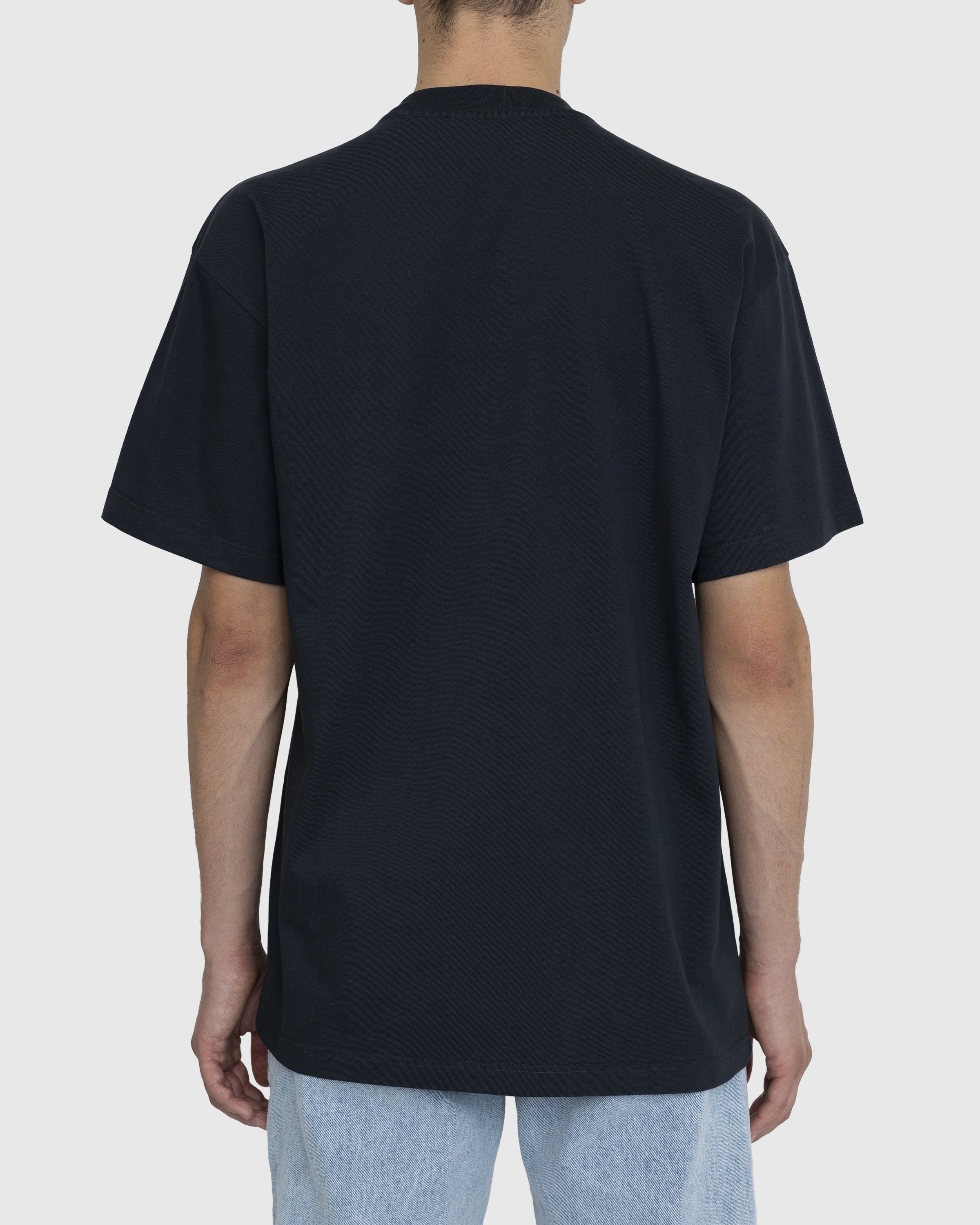 Y/Project – Pinched Logo T-Shirt Navy | Highsnobiety Shop